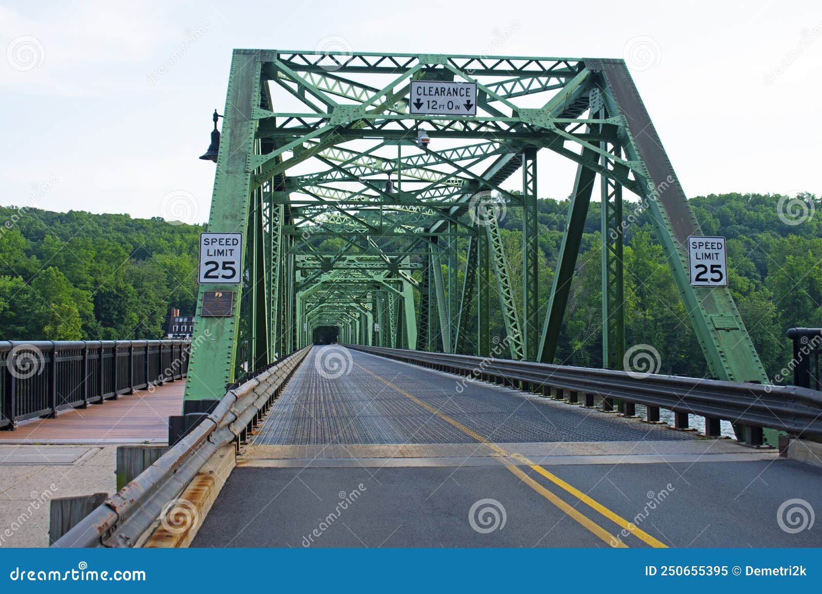 Delaware River Truss Bridge at Stockton, NJ -14 Stock Image - Image of ...