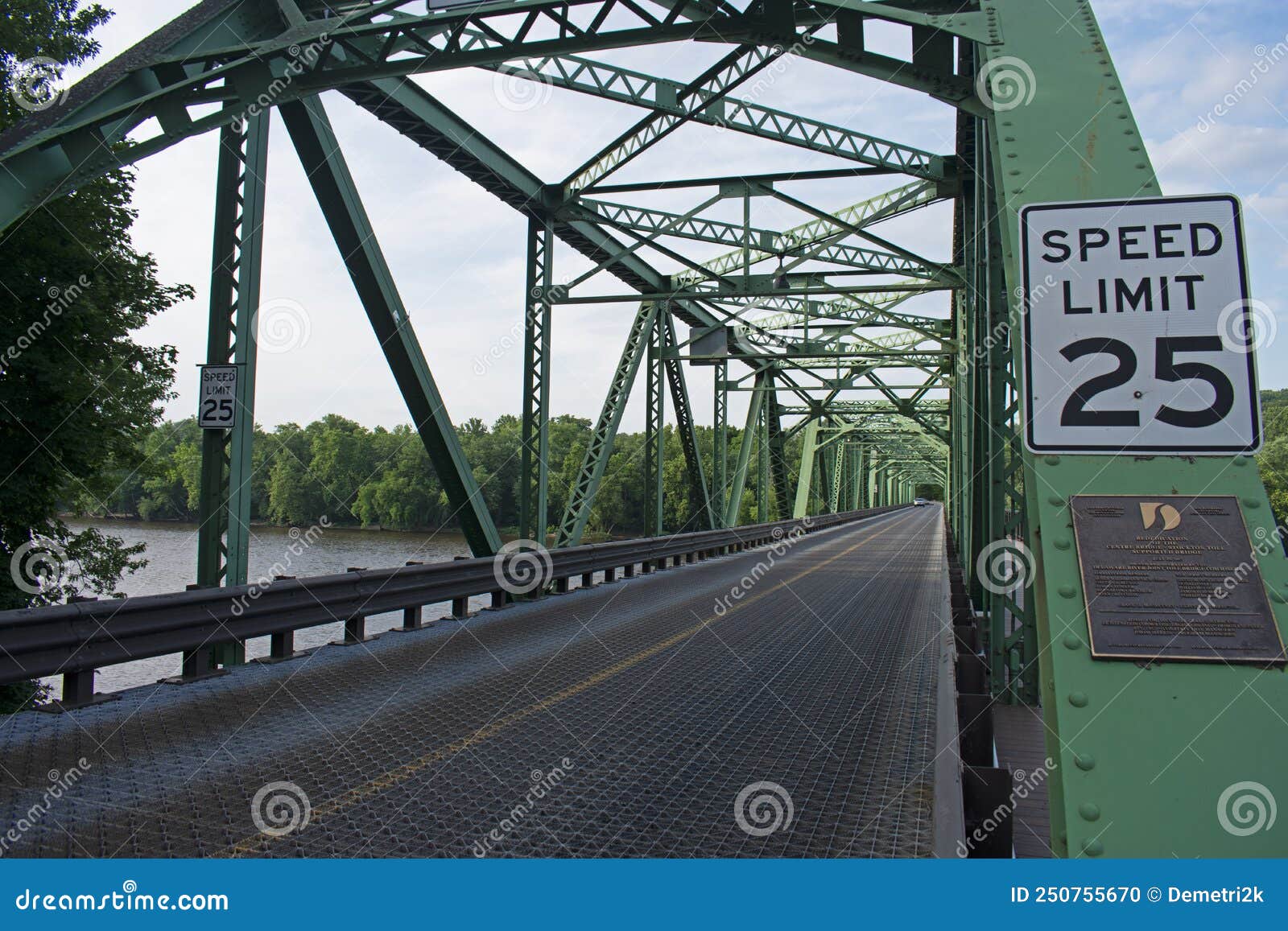 Delaware River Truss Bridge at Stockton, NJ -13 Stock Photo - Image of ...