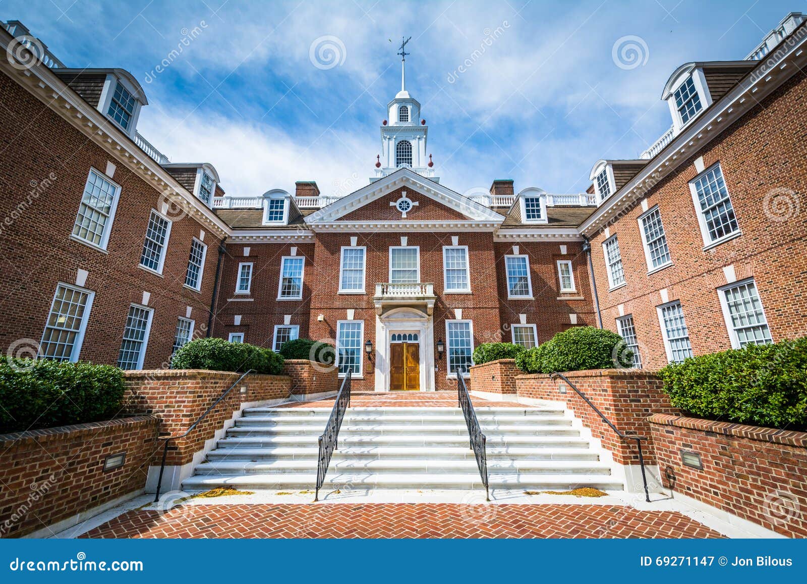 The Delaware State Capitol Building in Dover, Delaware. Stock Image ...
