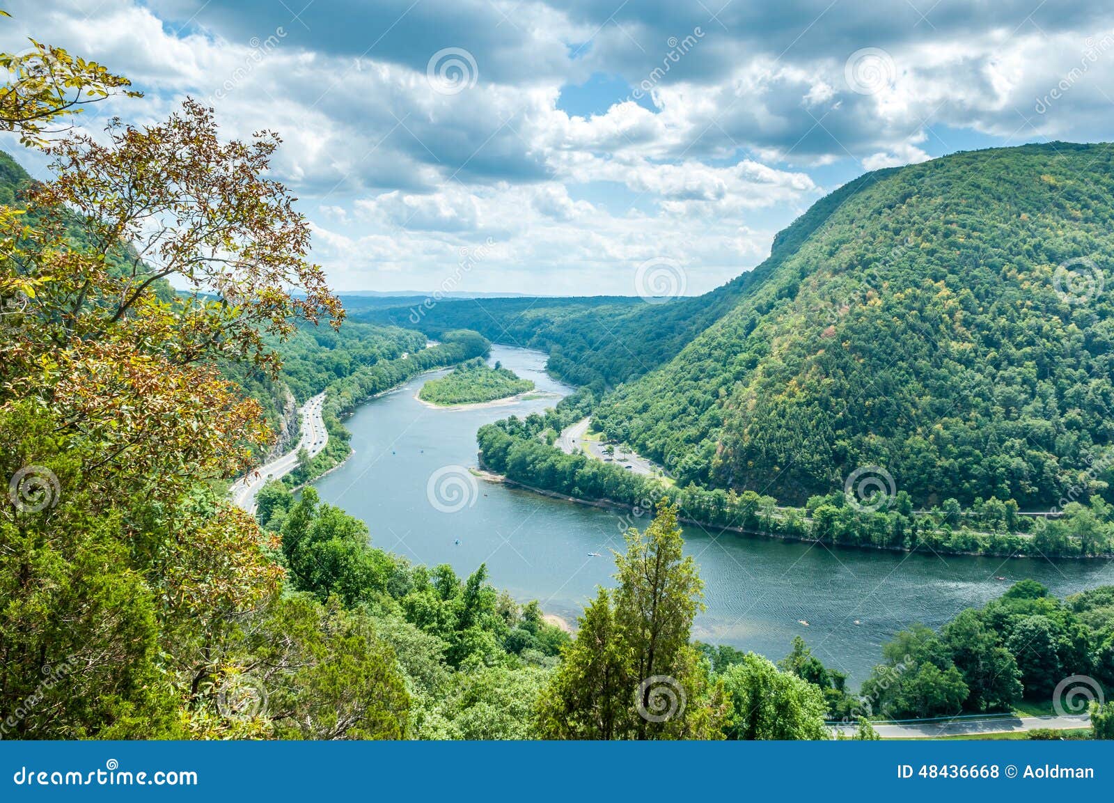 Delaware Water Gap stock photo. Image of delaware, river - 48436668