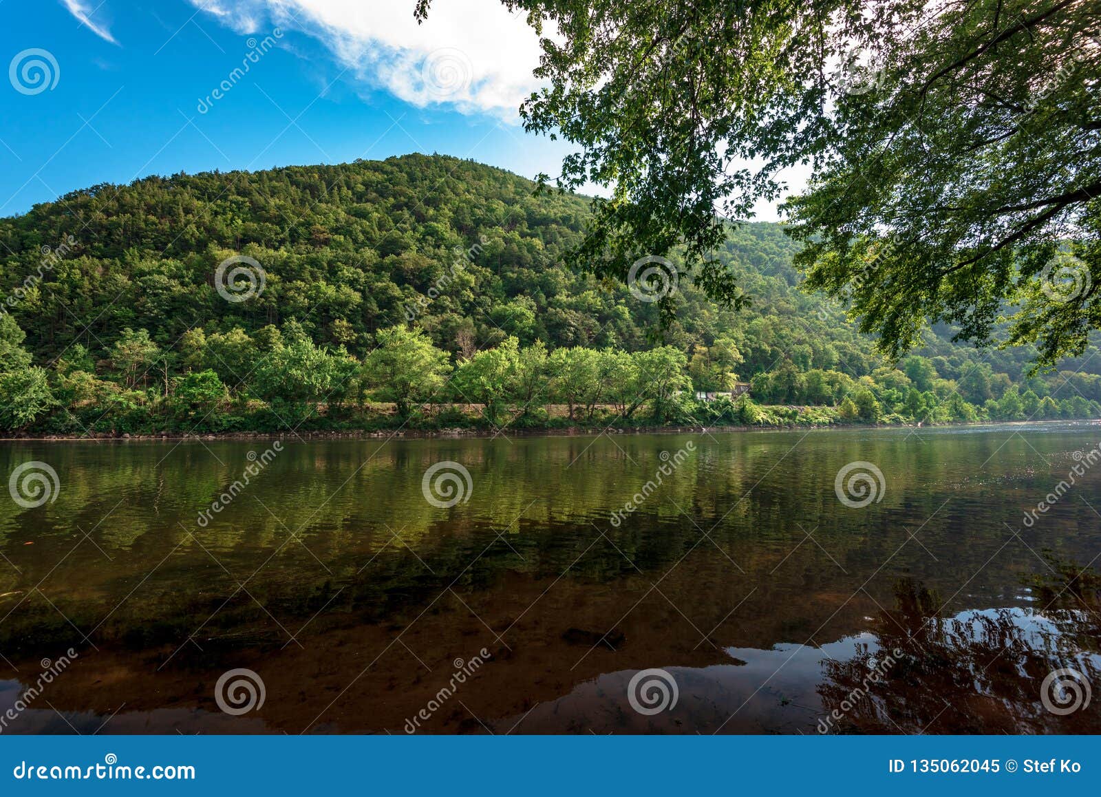 Delaware Water Gap stock image. Image of mountains, delaware - 135062045