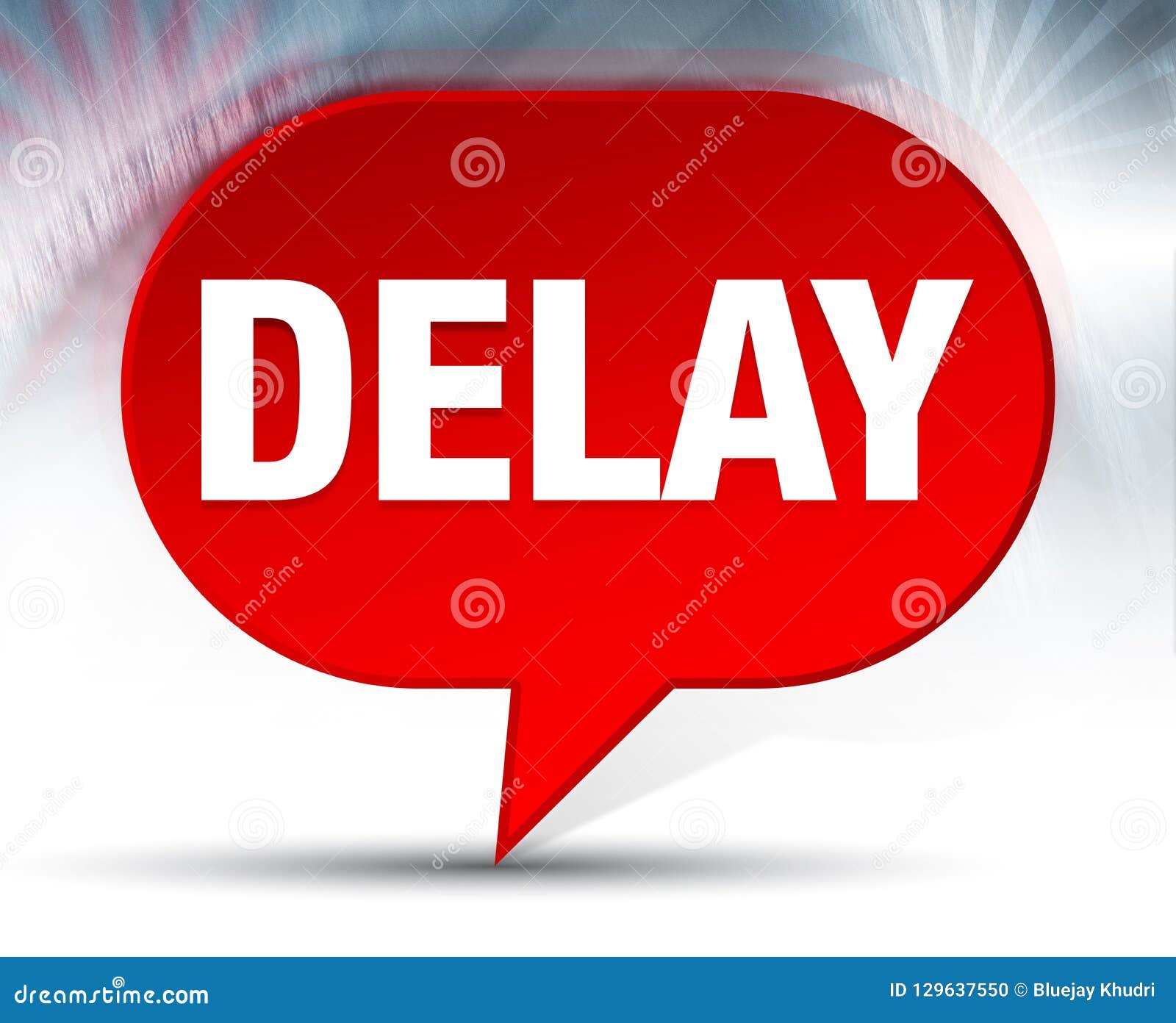 Delay Red Bubble Background Stock Illustration - Illustration of halt ...