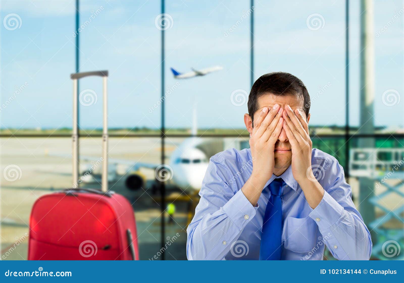 Delayed flight stock photo. Image of airplane, commute - 102134144