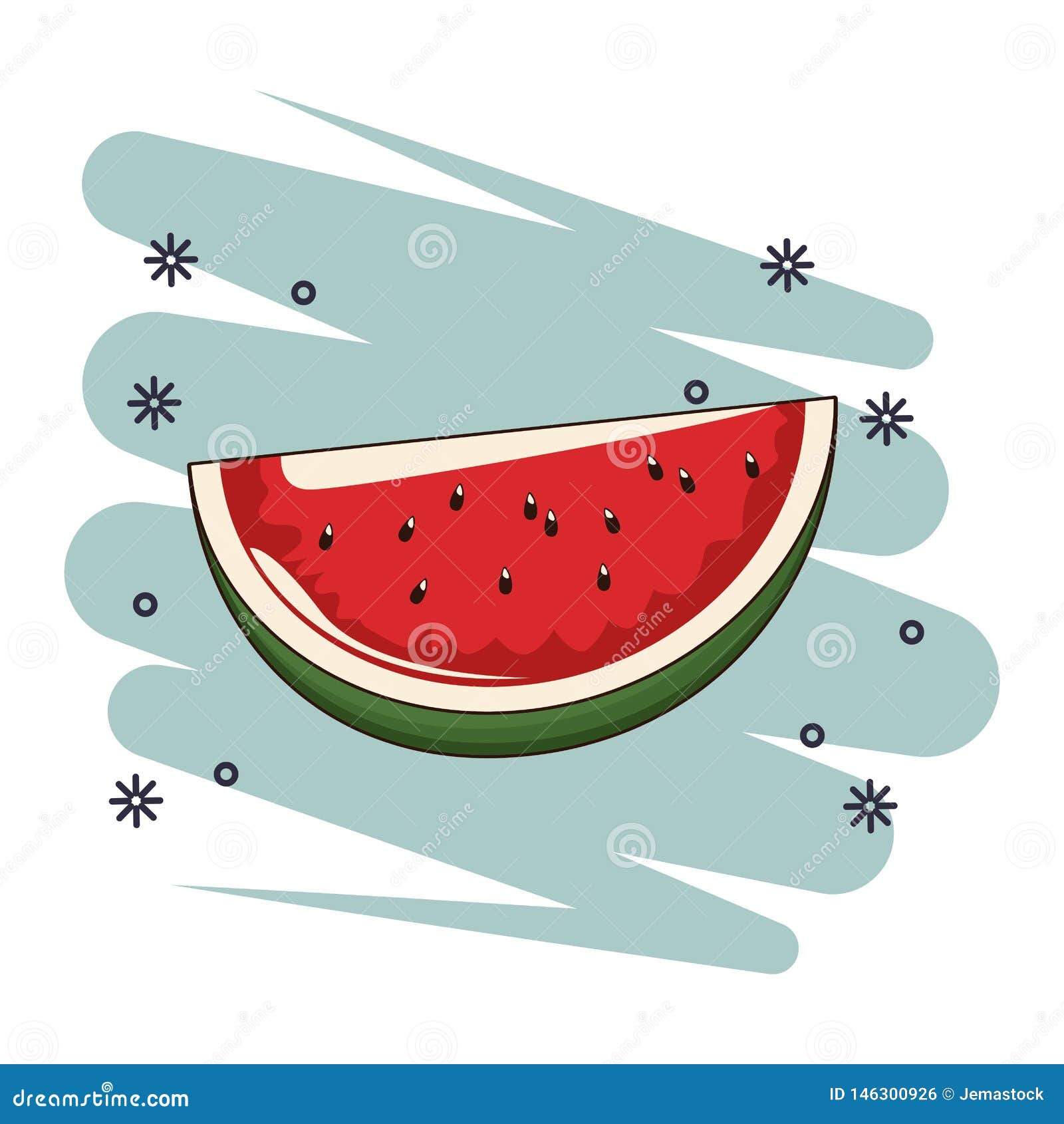 Delcious Fresh Fruit Cartoon Stock Vector - Illustration of delicious ...