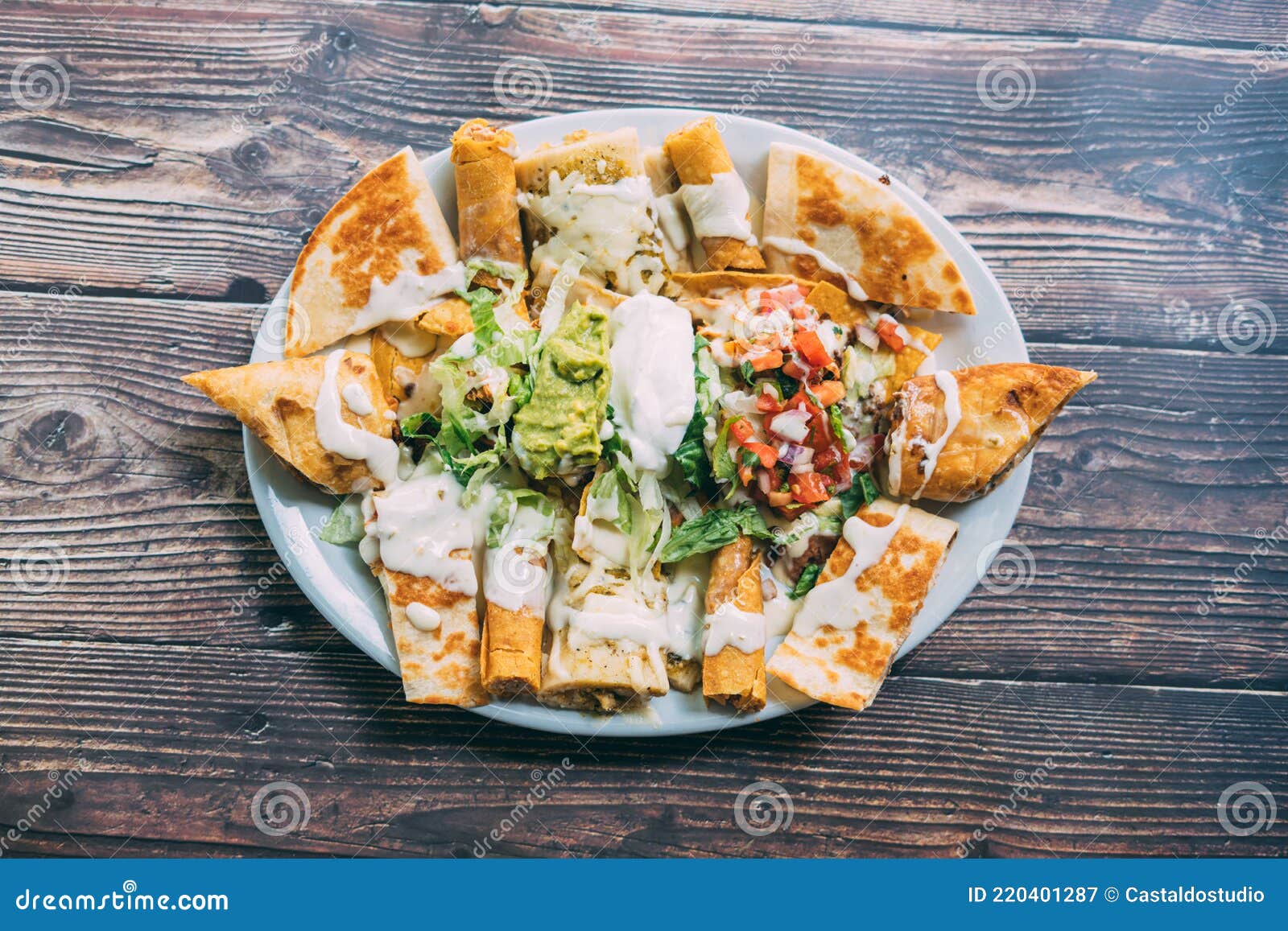 A Delcious Quesadillas Platter Stock Image - Image of lunch, cheddar ...