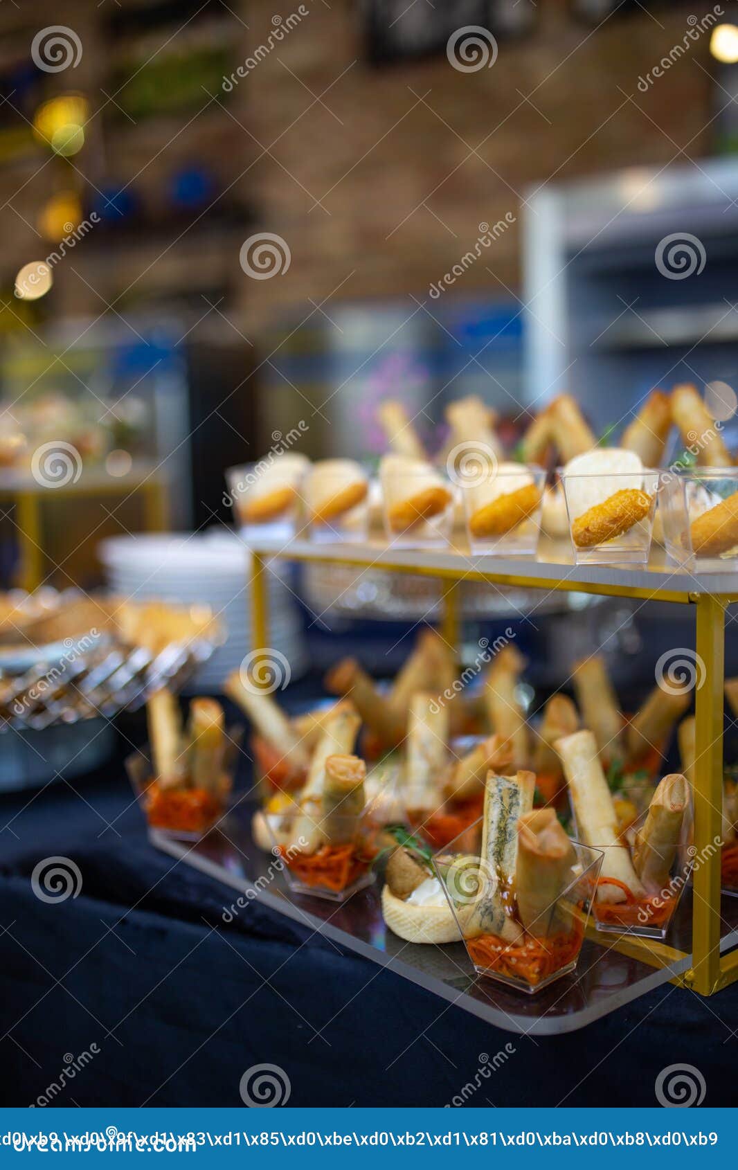 Delectable Appetizers Beautifully Displayed on a Table Ready To Be ...