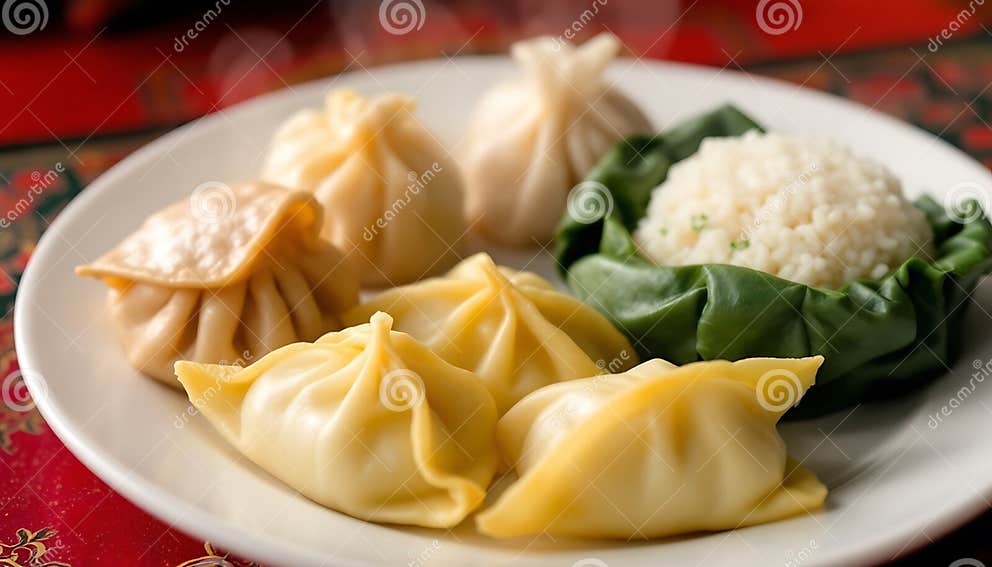 A Delectable Array of Dim Sum, Har Gow, Siu Mai and Lotus Leaf Rice ...