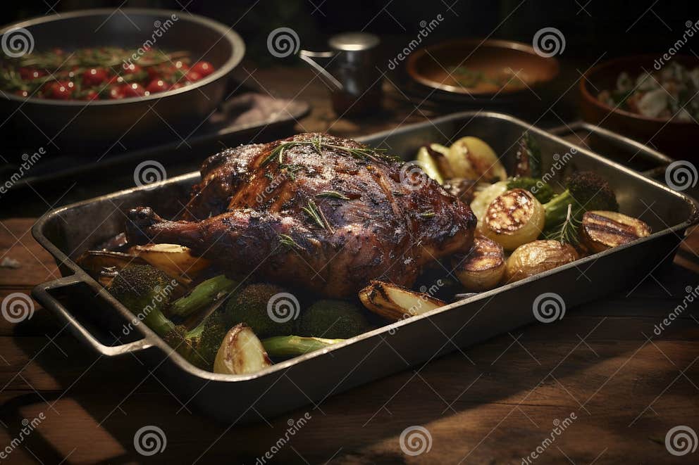 Delectable Roasted Beef Platter Stock Photo - Image of marinated ...