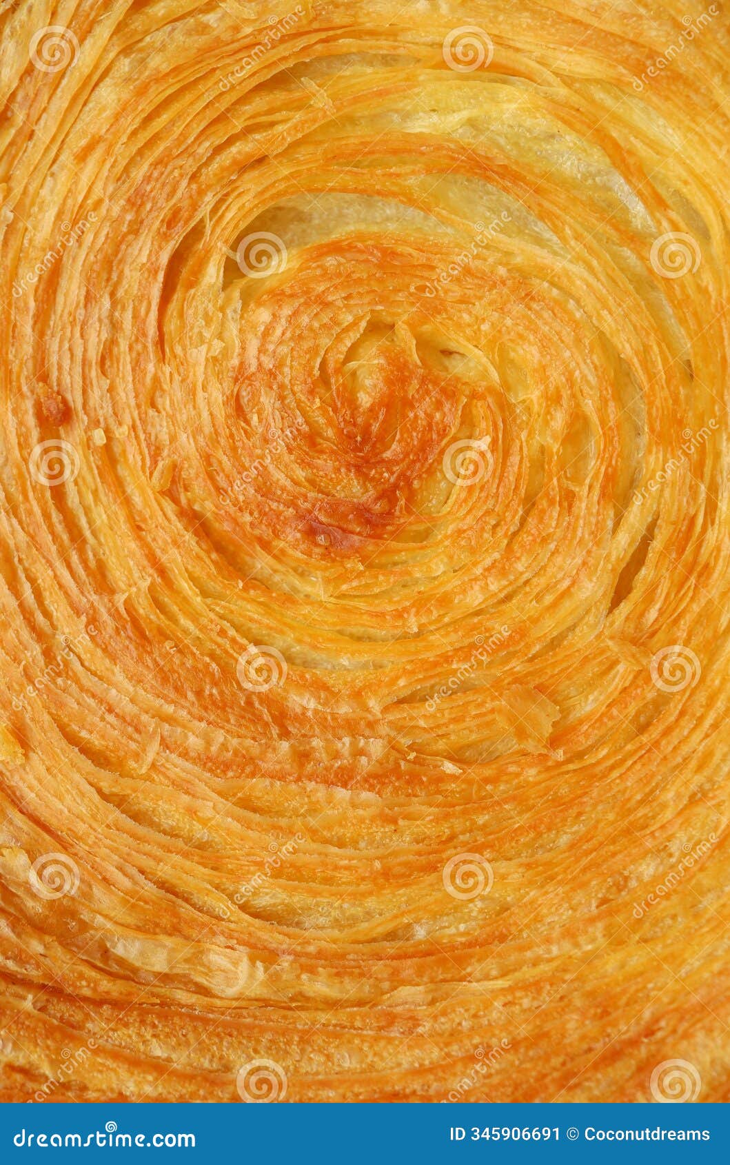 Texture of Crunchy and Buttery Supreme Croissants or Timber Ring Stock ...