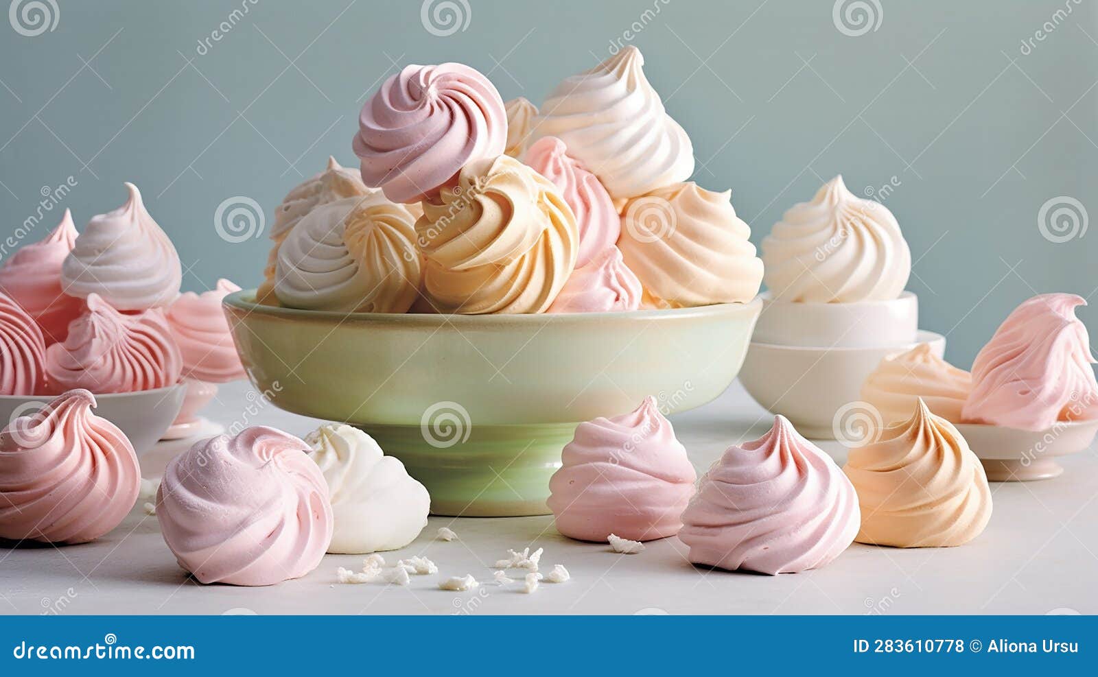 The Beauty of Meringues, with Their Elegant Peaks and Delicate Texture ...