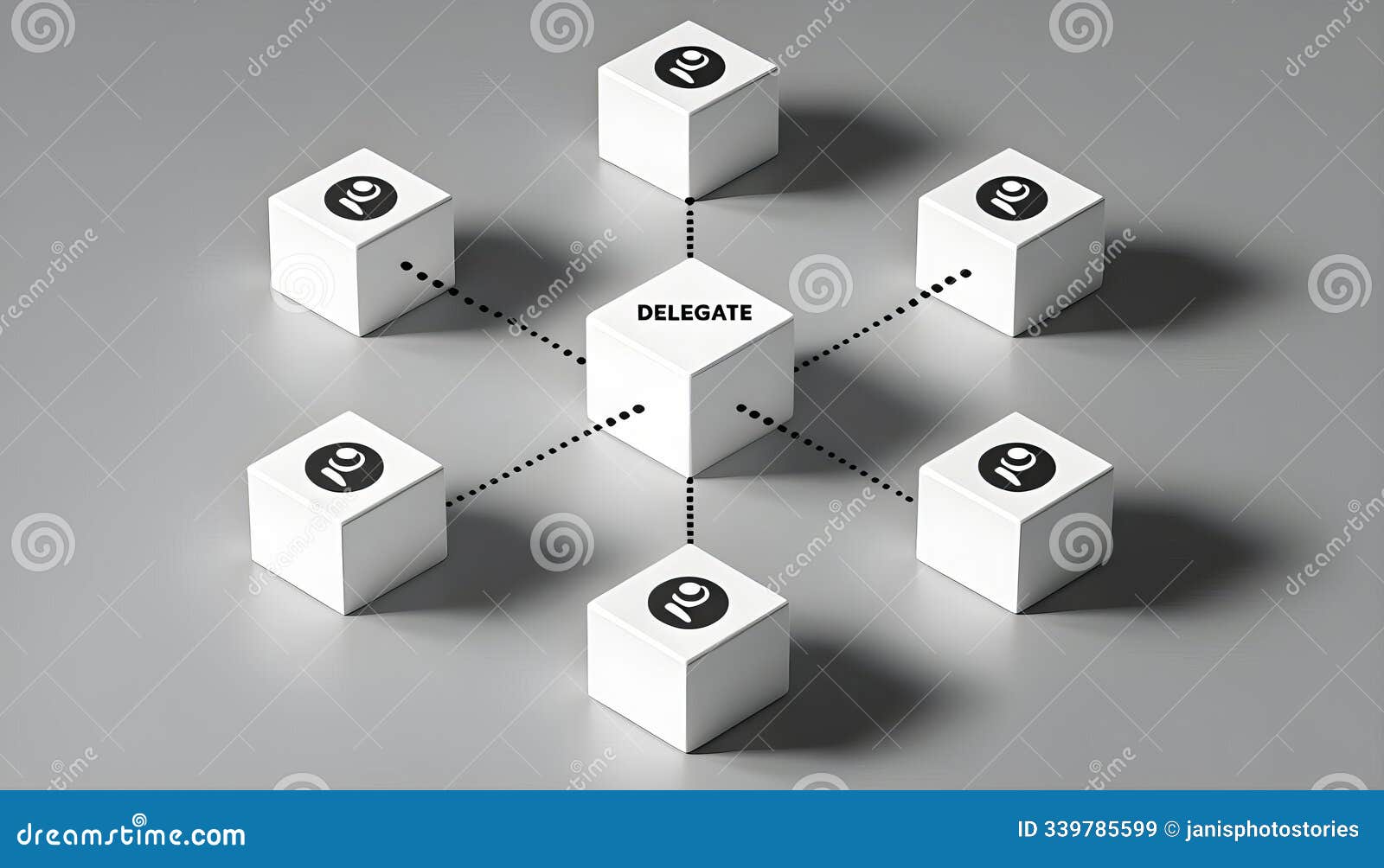 Cube 3d Model Pattern Seamless Blue Vector Illustration | CartoonDealer ...