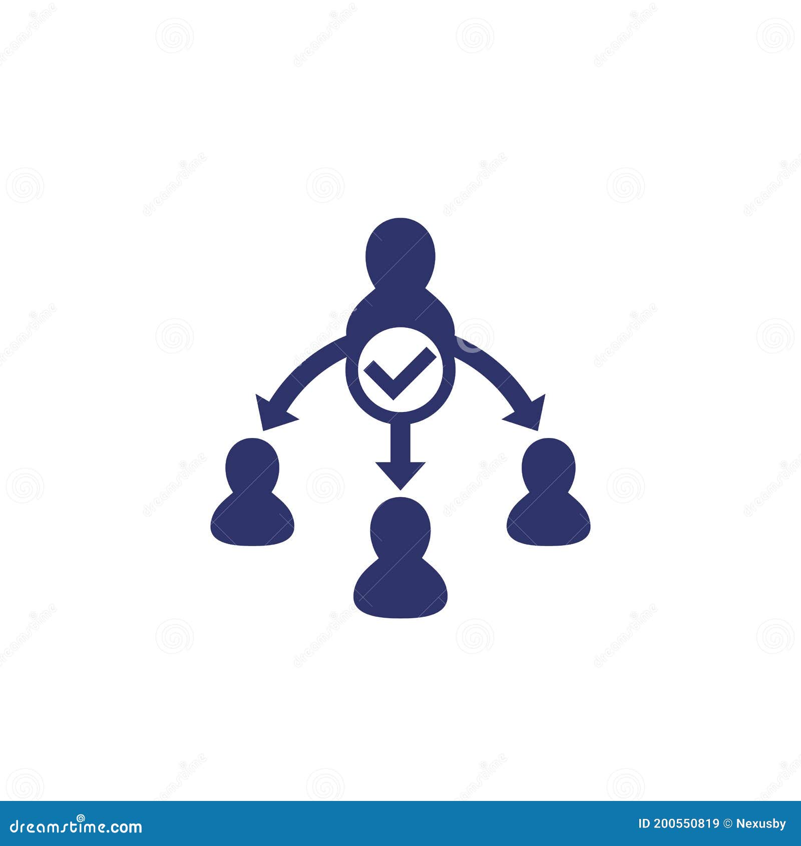Delegate, Task Delegation Icon on White Stock Vector - Illustration of ... Delegate, Task Delegation Icon on White Stock Vector - Illustration of ...