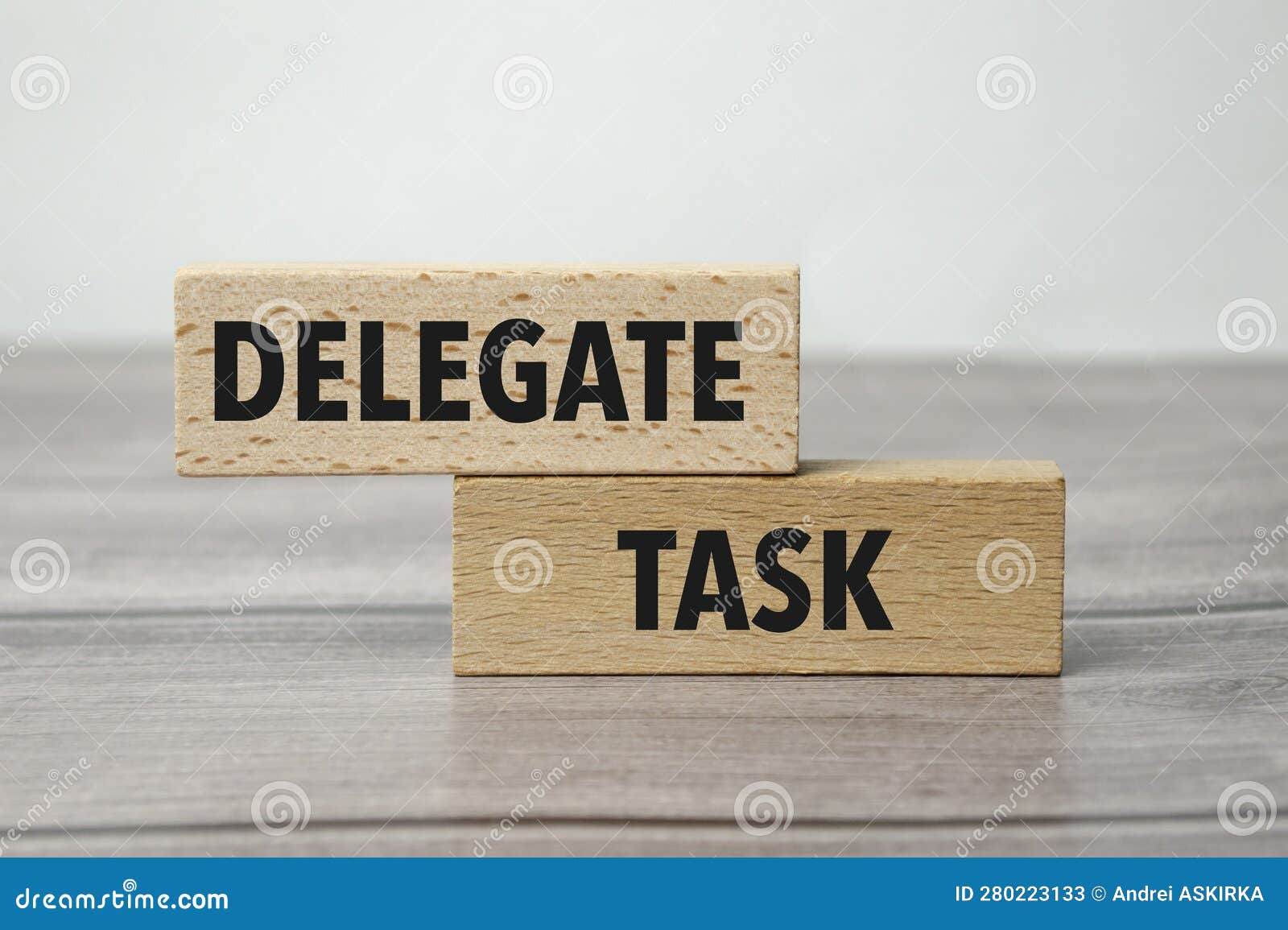 Delegate Task on the Work Table and Alarm Clock Stock Image - Image of ...