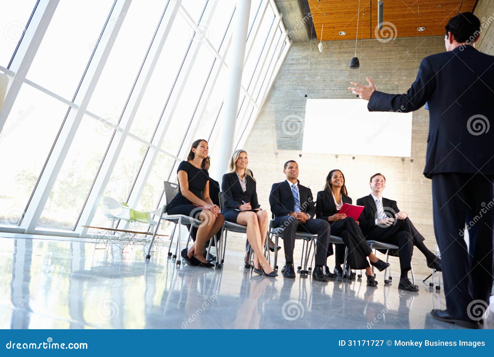 Delegates Listening To Speaker Stock Image - Image of presentation ...