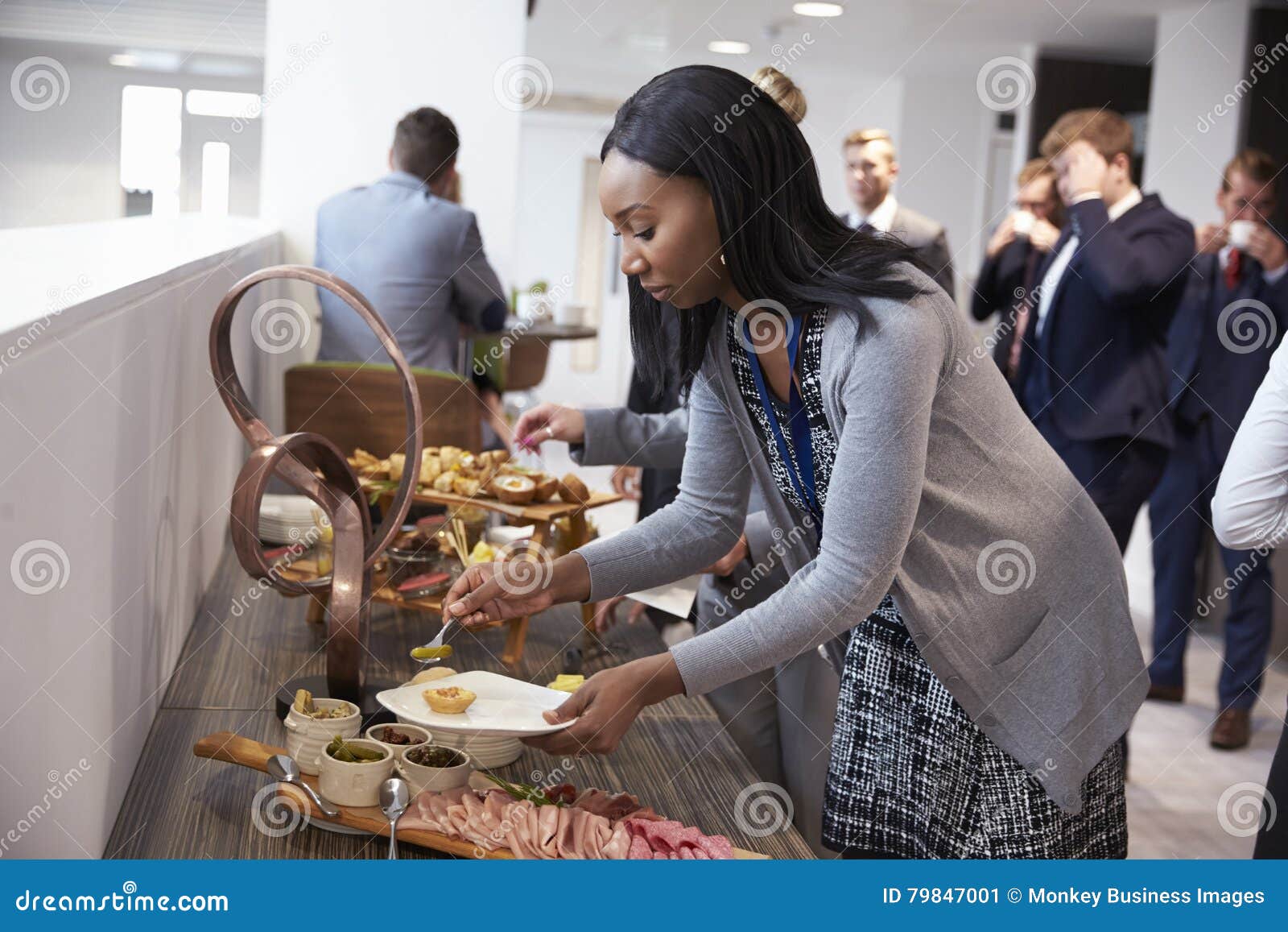 Delegates at Lunch Buffet during Conference Break Stock Image - Image ... Delegates at Lunch Buffet during Conference Break Stock Image - Image ...