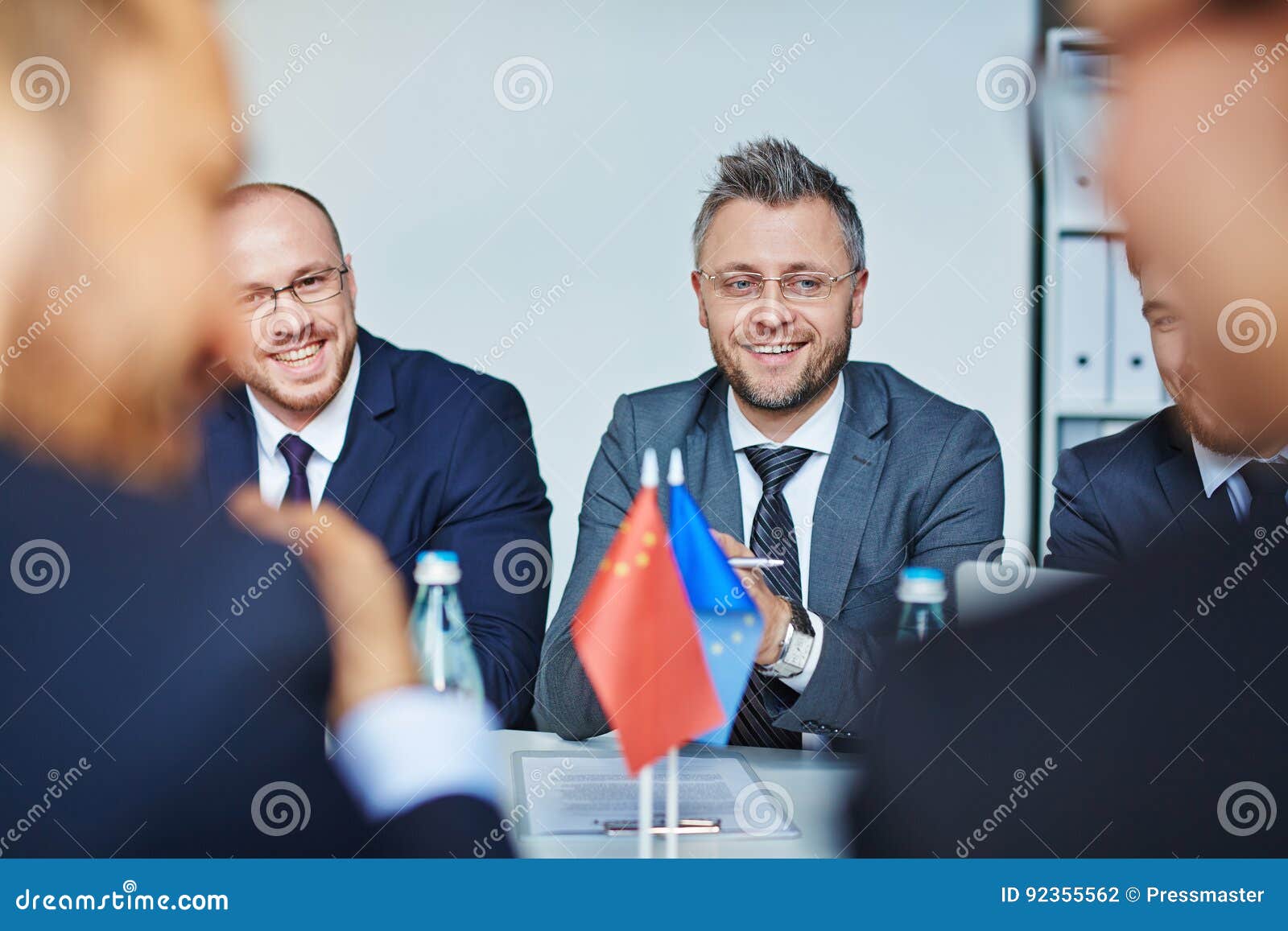 Delegates at meeting stock photo. Image of election, meeting - 92355562