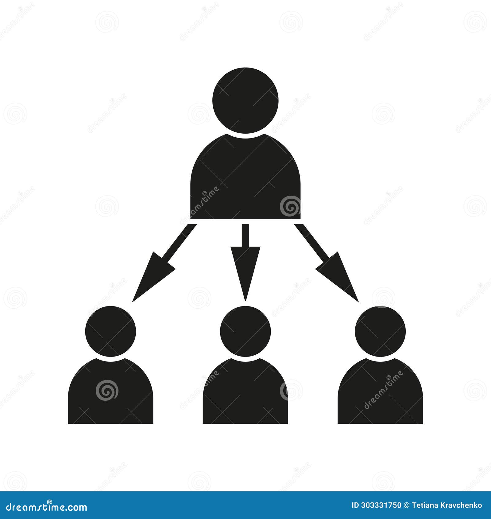 Delegation Icon. Teamwork Sign. Vector Illustration. EPS 10 Stock ...