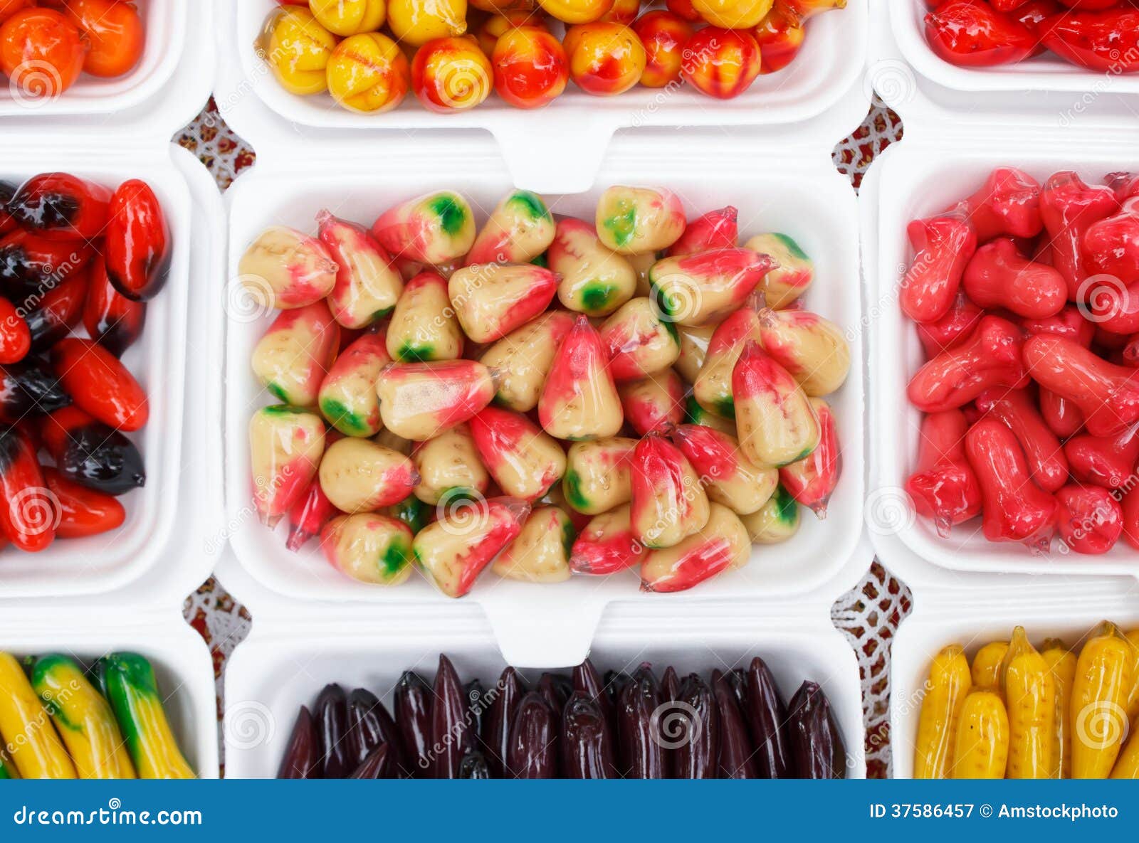 Deletable imitation fruits stock image. Image of colorful - 37586457