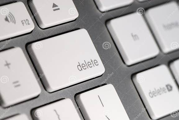 Delete Button on the Keyboard Stock Photo - Image of close, shot: 5662790