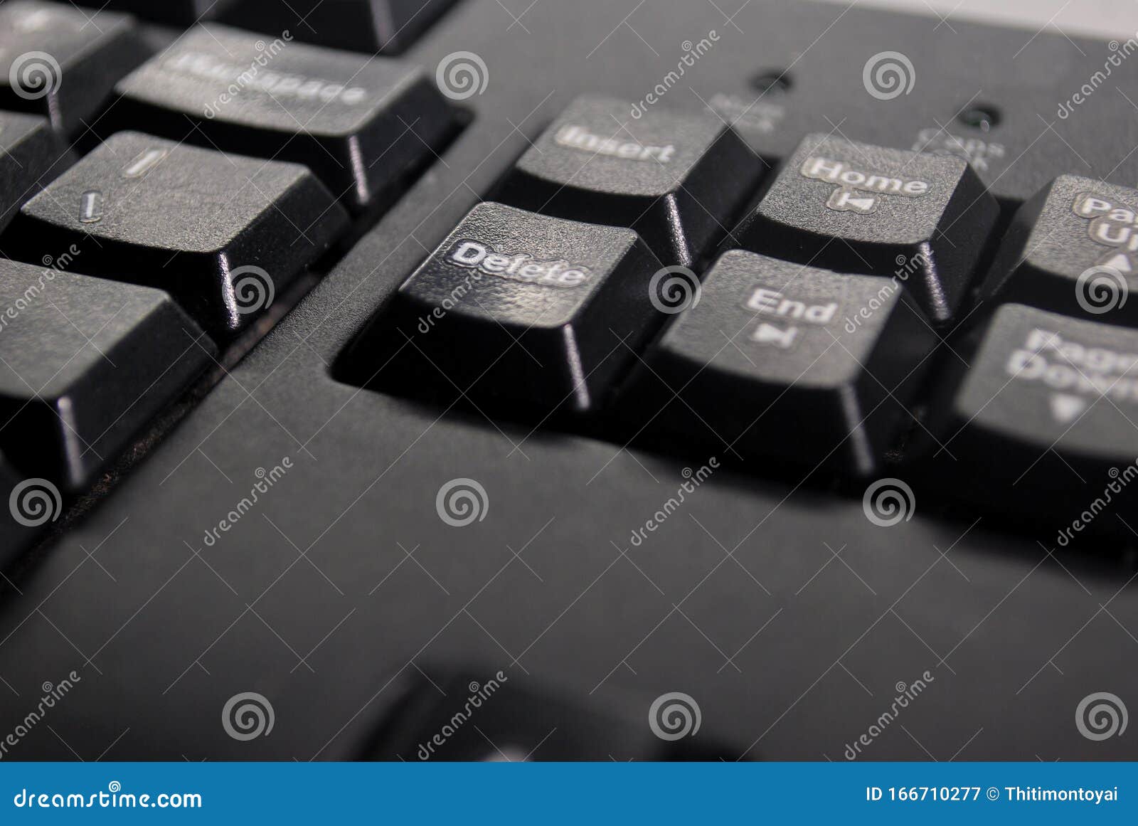 Delete button keyboard. stock image. Image of delete - 166710277