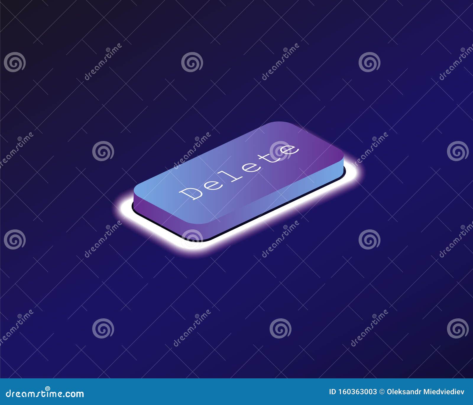 Delete. Covered with a Neon Backlit Keyboard Button. Software ...