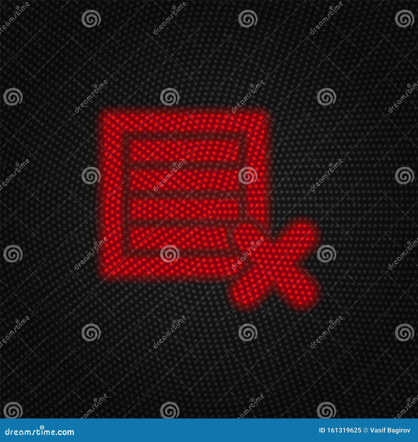 Delete, Ecommerce, Box Vector Icon. Traffic Light, Retro Style. Delete ... Delete, Ecommerce, Box Vector Icon. Traffic Light, Retro Style. Delete ...