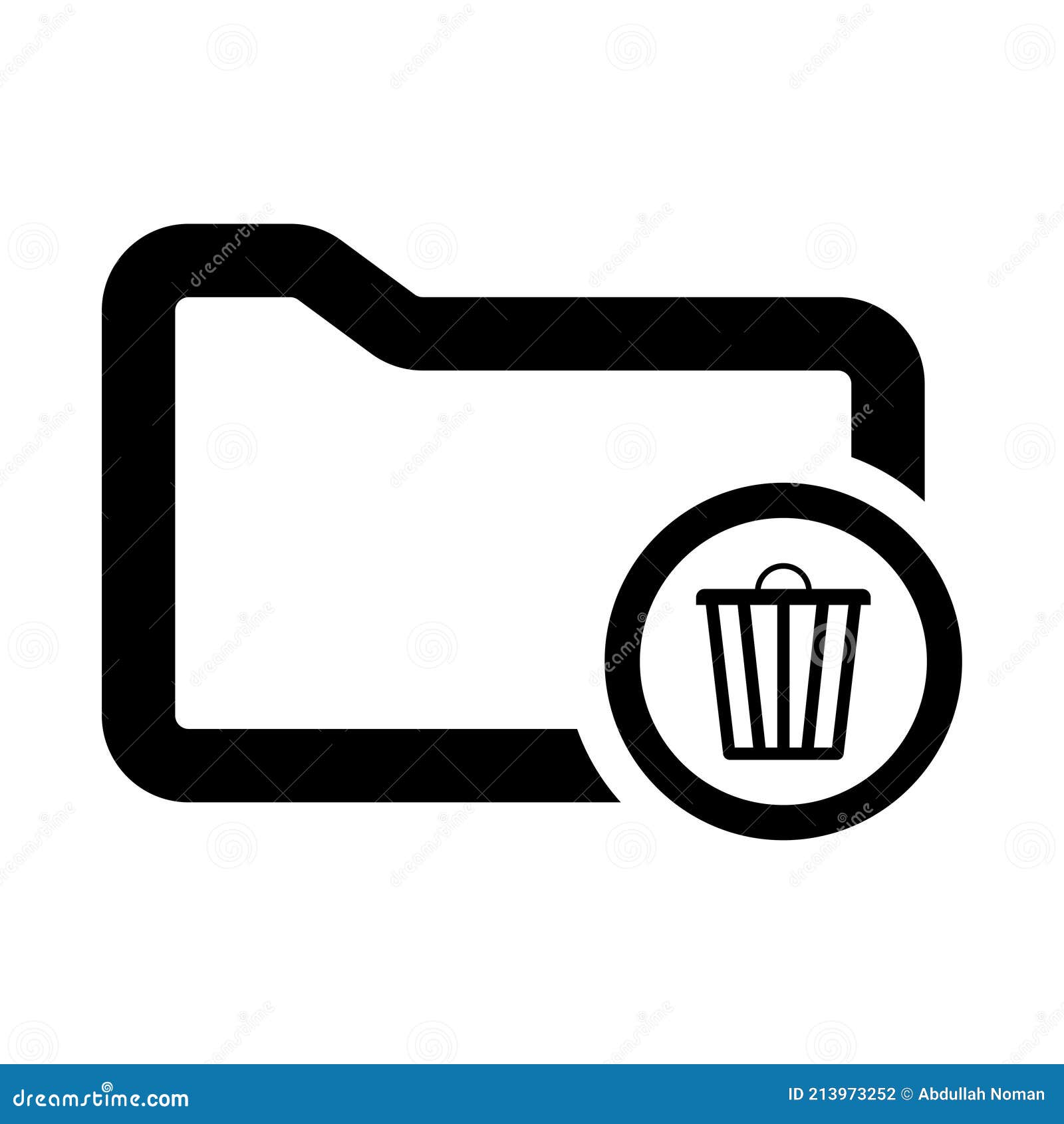 Delete folder icon design stock vector. Illustration of file - 213973252 Delete folder icon design stock vector. Illustration of file - 213973252
