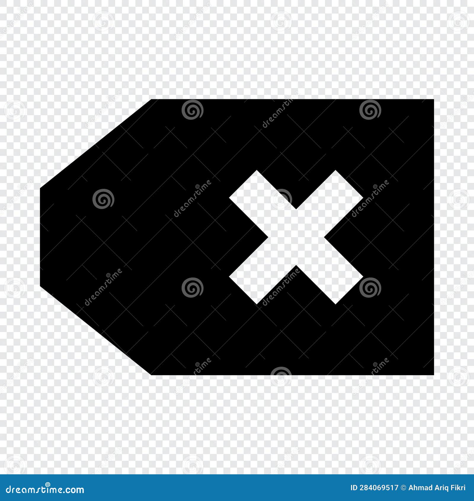 Delete Icon. Suitable for Website UI Design Stock Vector - Illustration ...