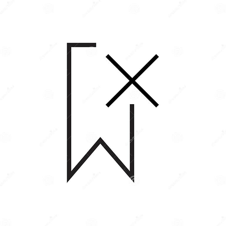 Delete Icon Vector Sign and Symbol Isolated on White Background, Delete ...