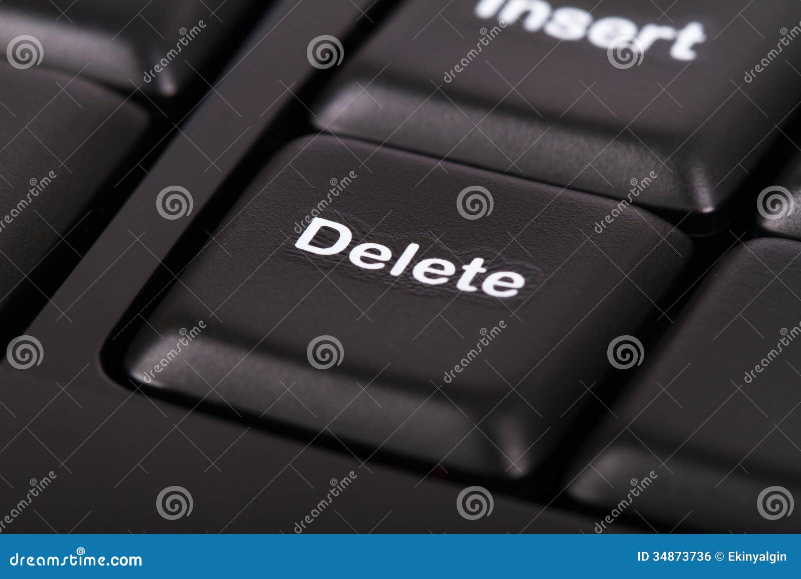Delete Key stock photo. Image of business, desktop, keyboard - 34873736