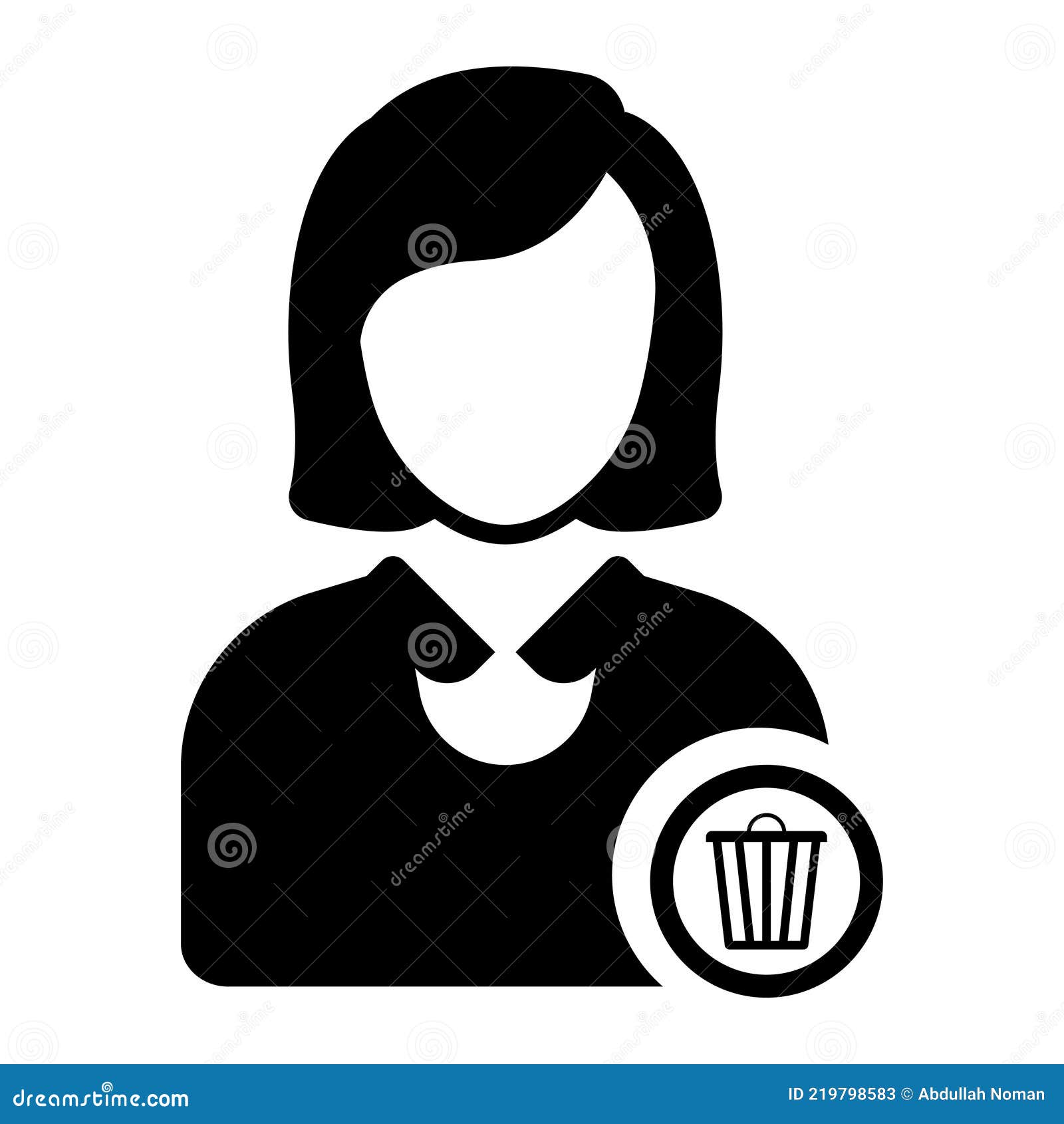 Delete profile icon design stock vector. Illustration of account ...