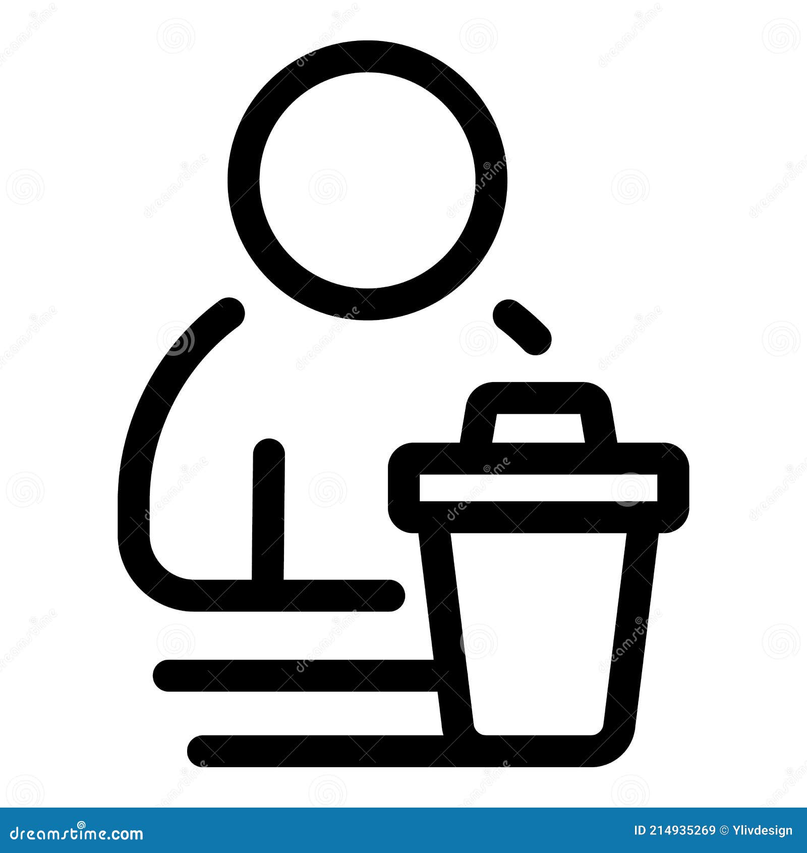 Delete Profile Icon Male User Person Avatar With Minus Symbol In Flat ...