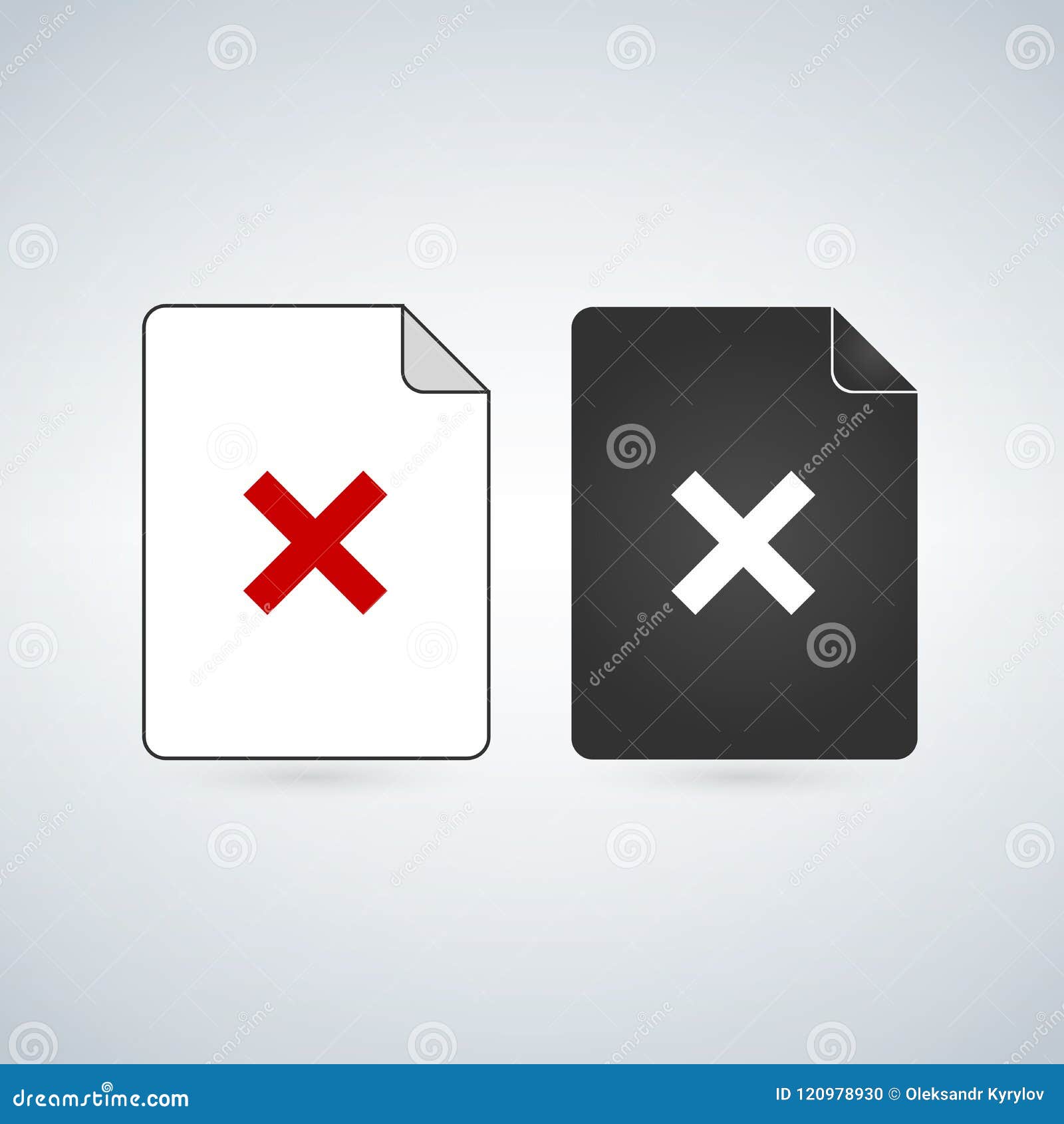 Delete or Remove Document File Vector Icon. Flat Sign for Mobile ...