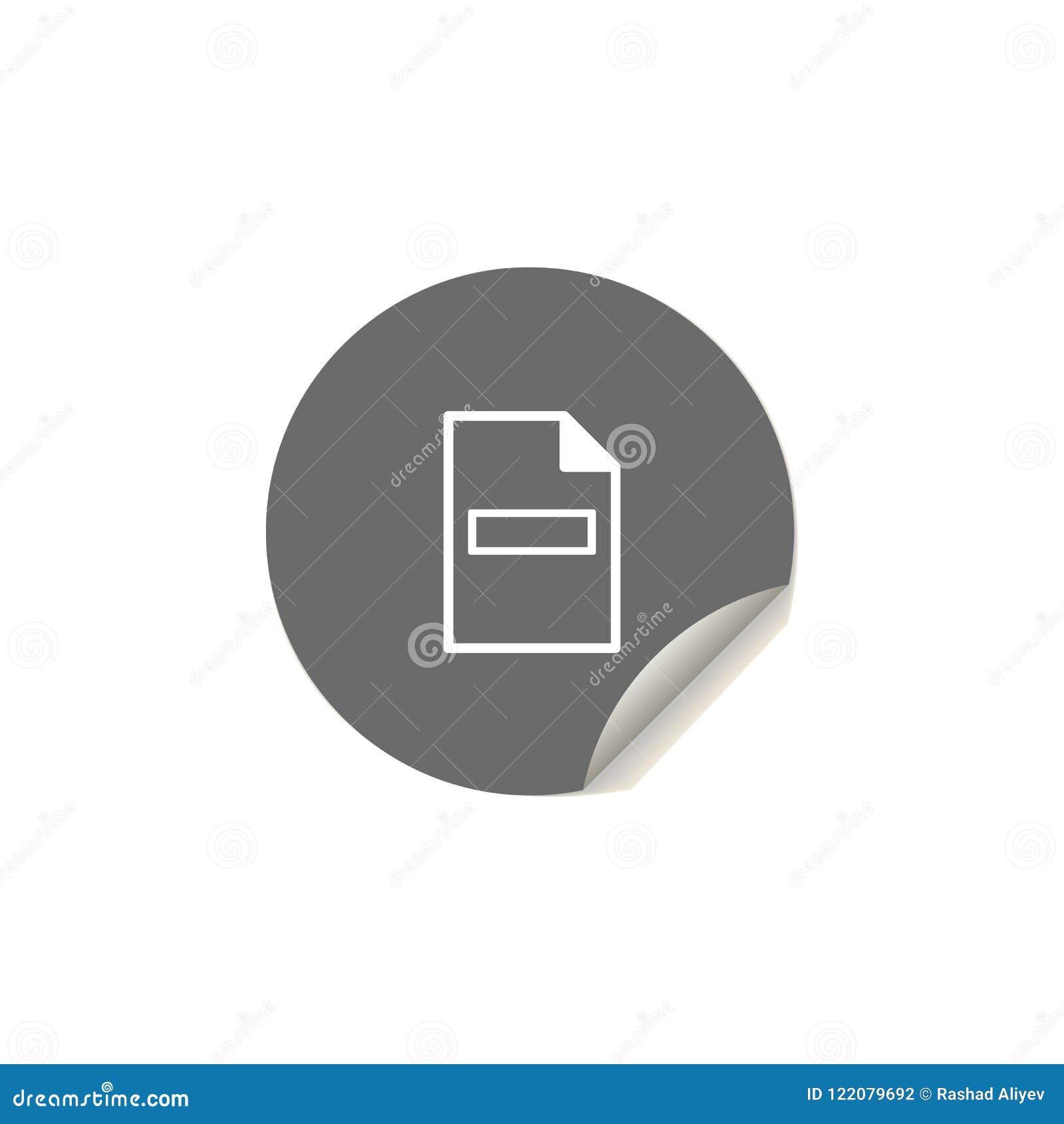Delete a Sheet Icon. Element of Web Icons for Mobile Concept and Web ...