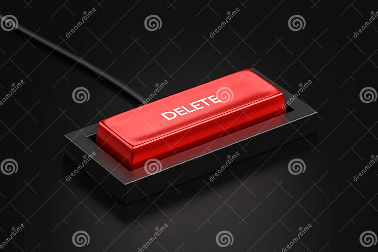 Delete Shortcut Button and Remove or Erase Keyboard Concept of Control ...