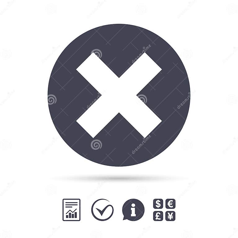 Delete Sign Icon. Remove Button Stock Vector - Illustration of speech ...