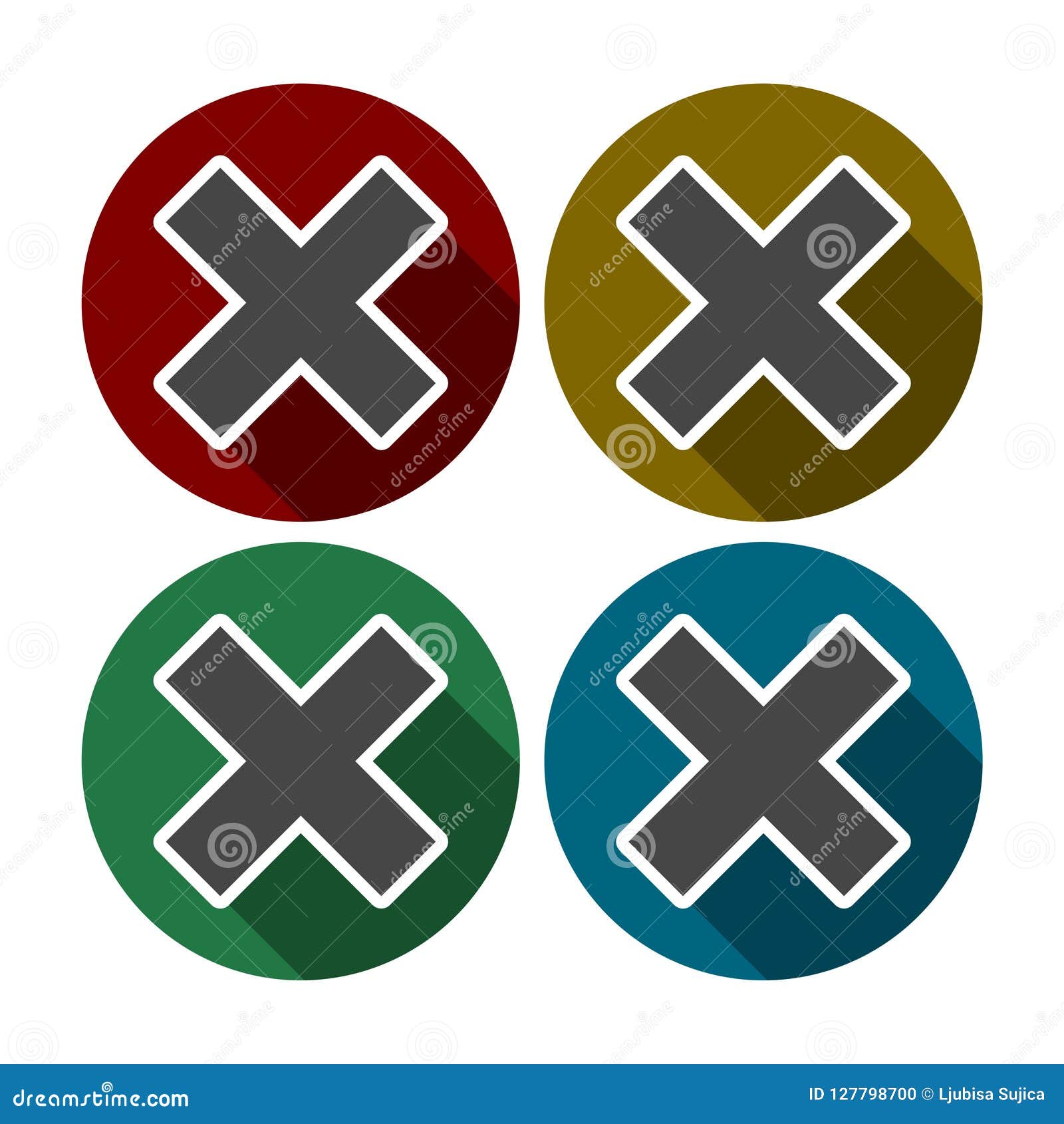 Delete Sign Icon. Remove Button Stock Vector - Illustration of deny ...