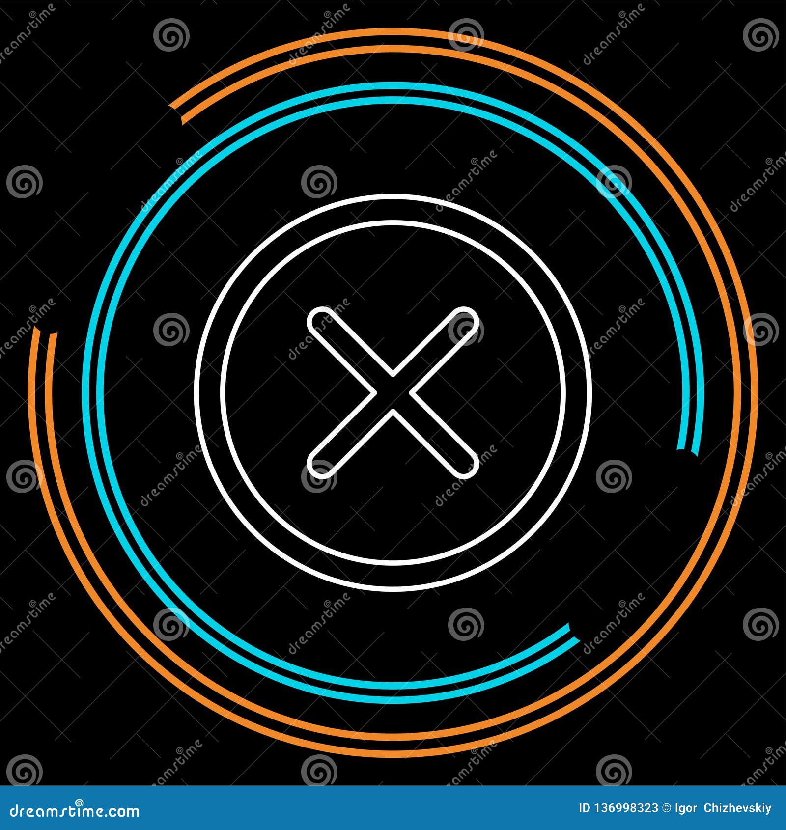 Delete Sign, Icon. Remove Button Stock Vector - Illustration of ...