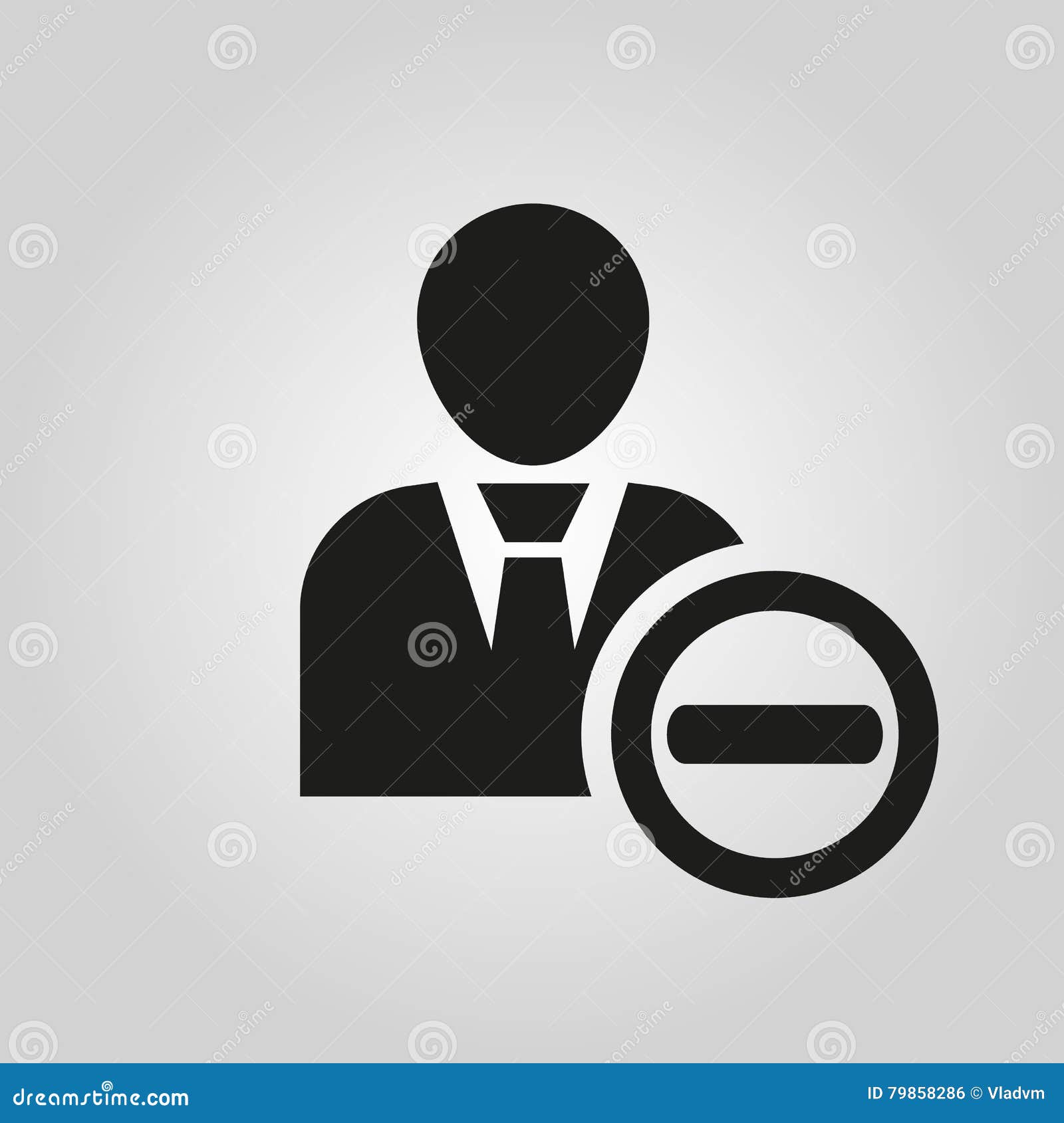 The Delete User Icon. Delete a User Friend and Avatar Symbol. UI. Web ...