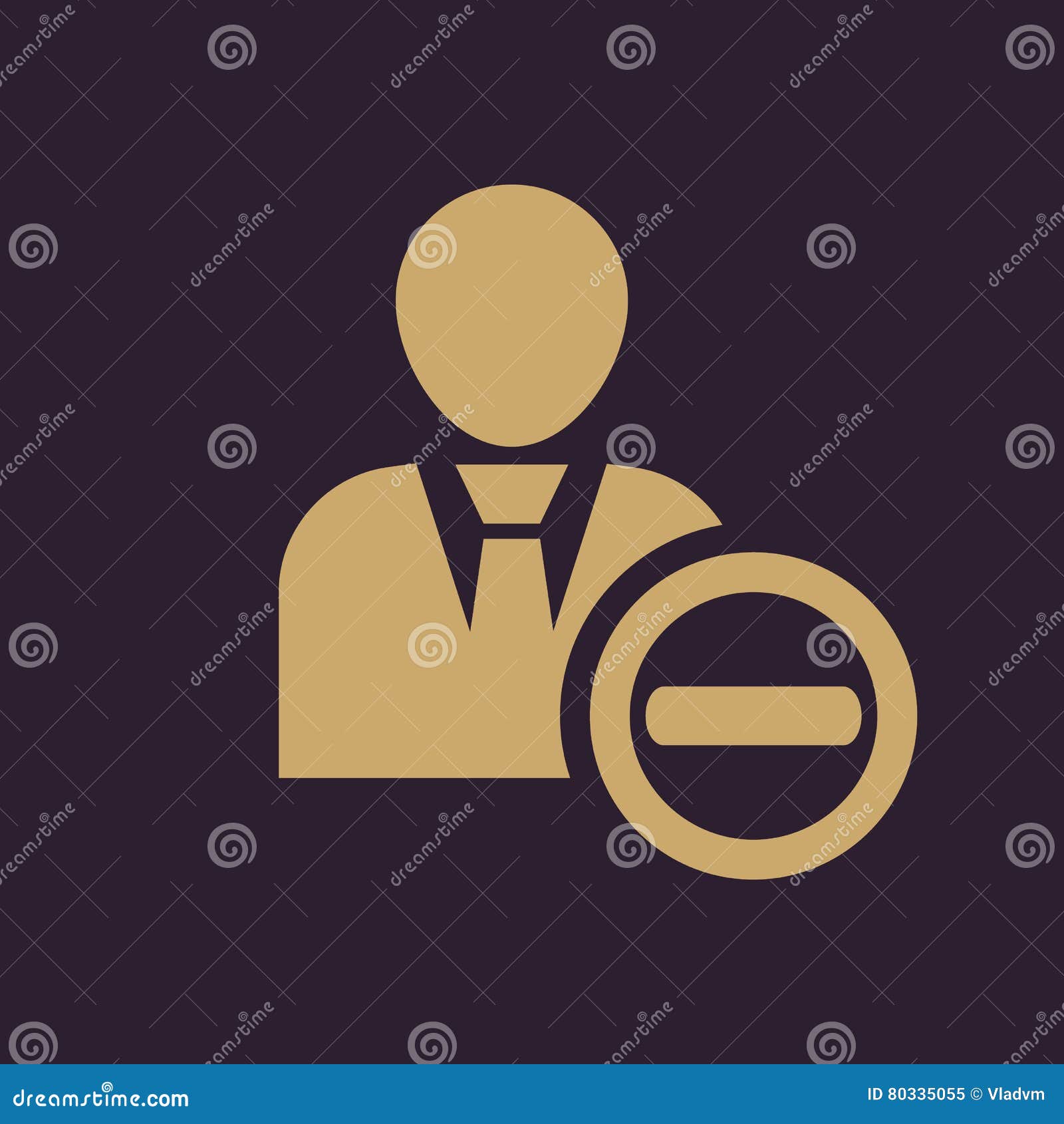 The Delete User Icon. Delete a User Friend and Avatar Symbol. UI. Web ...