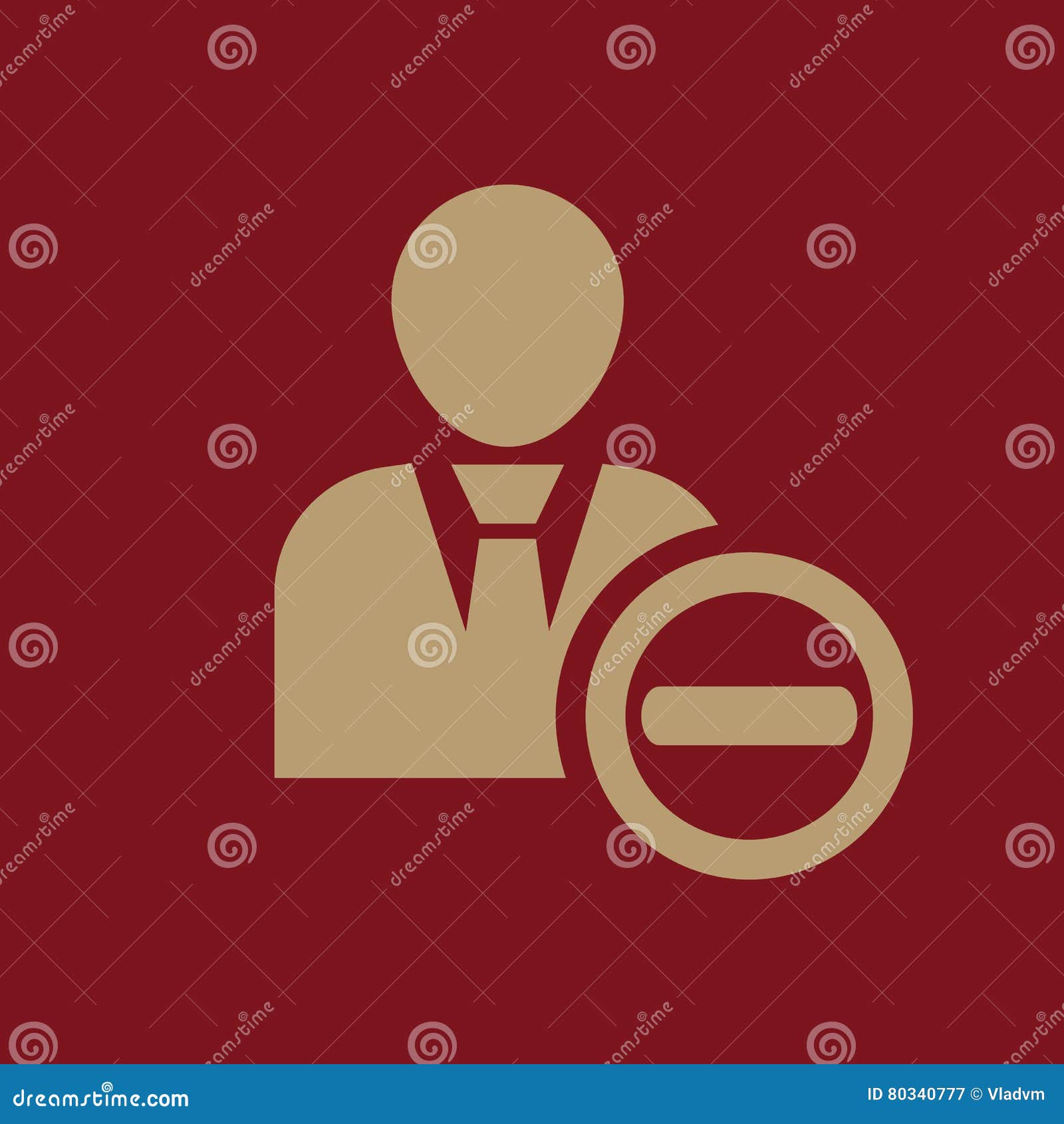 The Delete User Icon. Delete a User Friend and Avatar Symbol. UI. Web ...