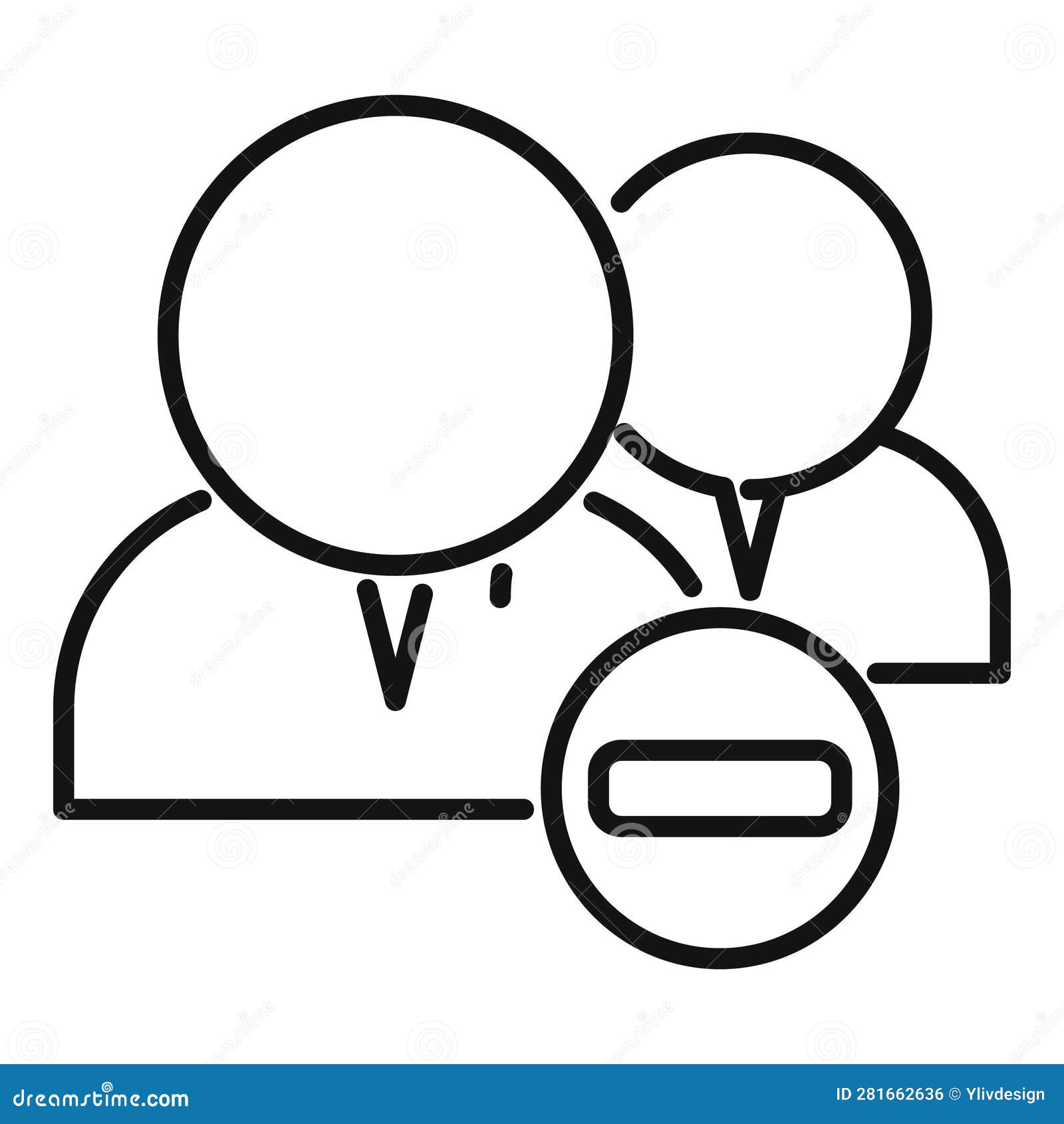 Delete User Icon Outline Vector. People Service Stock Illustration ... Delete User Icon Outline Vector. People Service Stock Illustration ...
