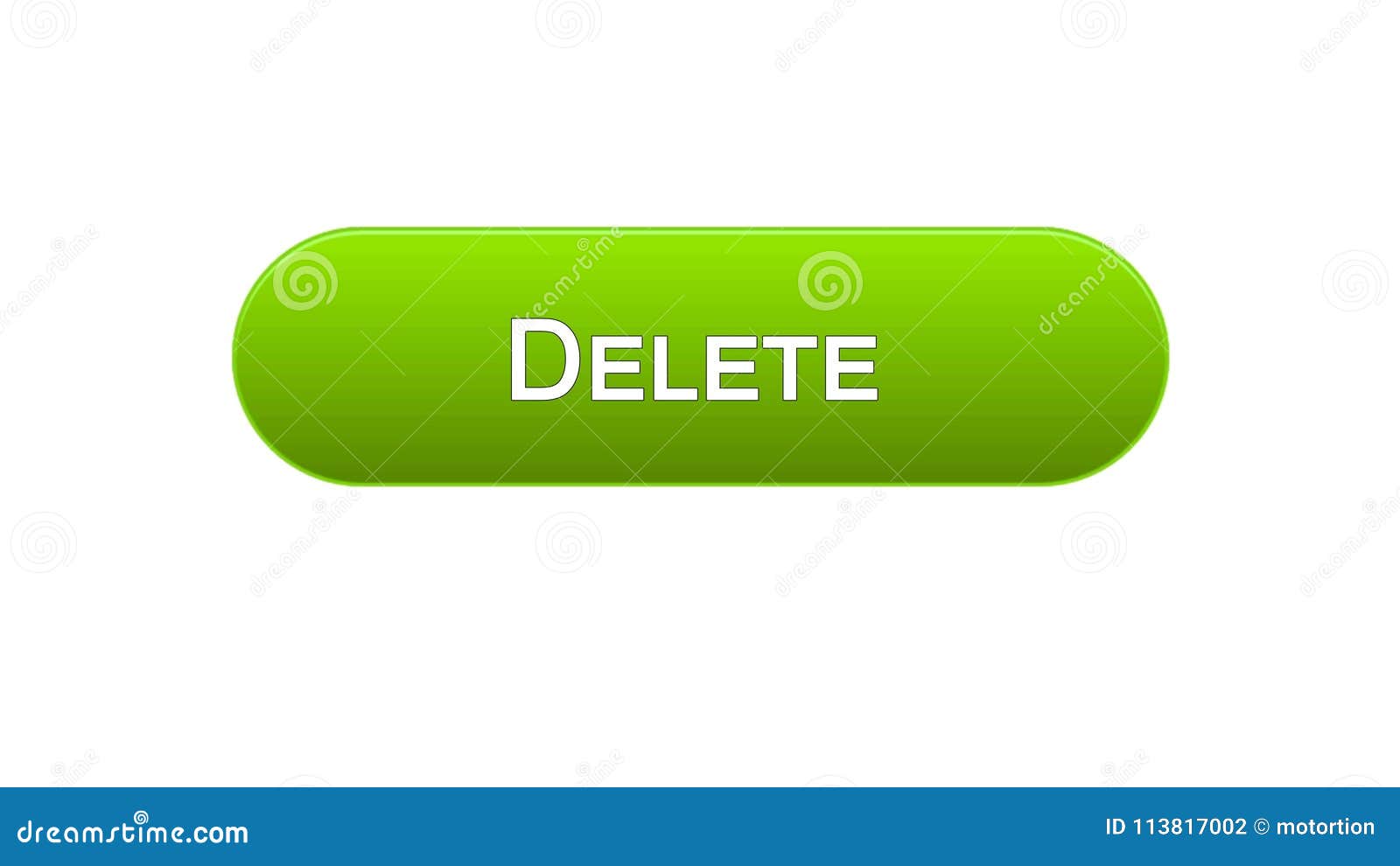 Delete Web Interface Button Green Color, Recycling App, Erase ...