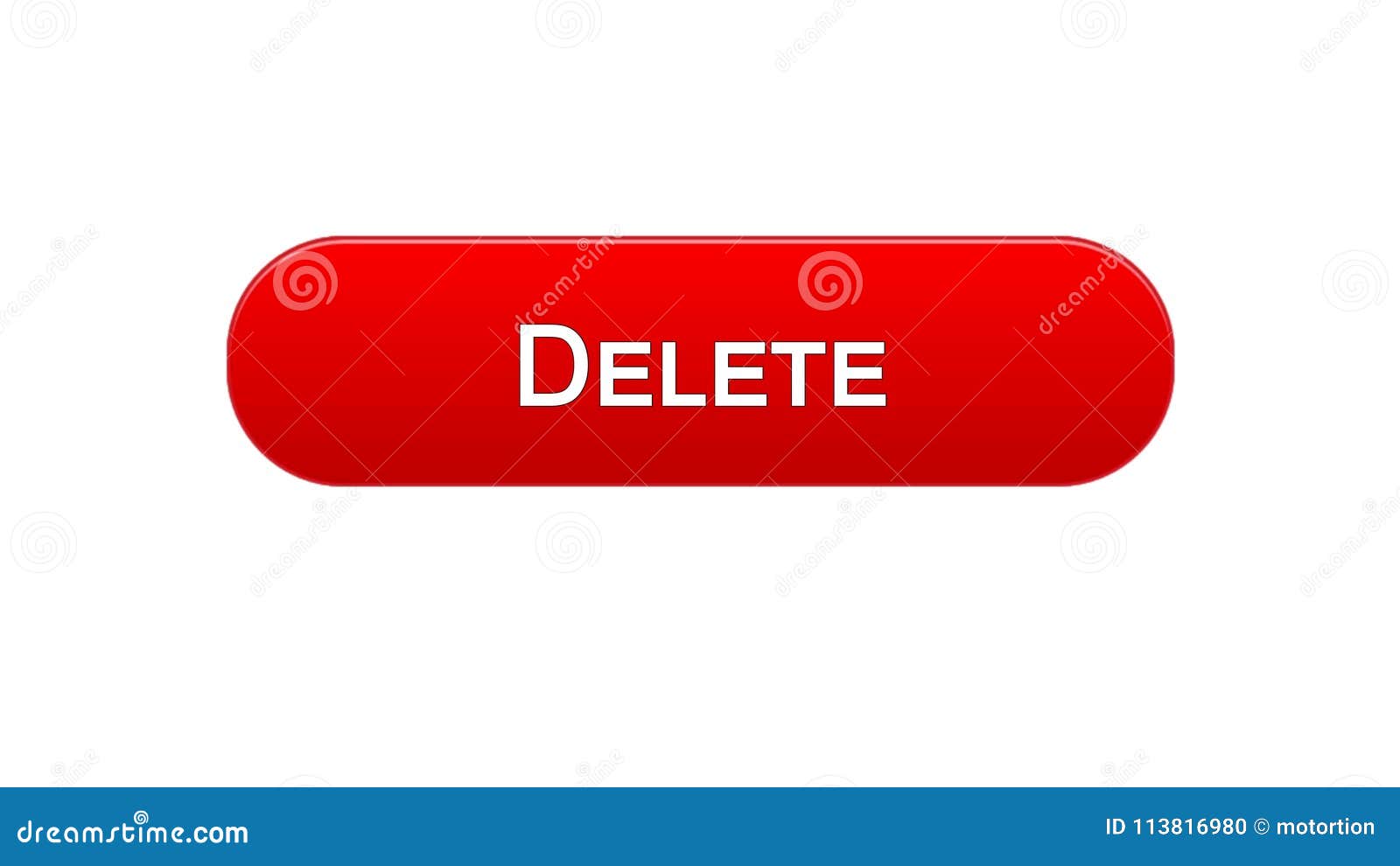 Delete Web Interface Button Red Color Design, Recycling App, Erase ...