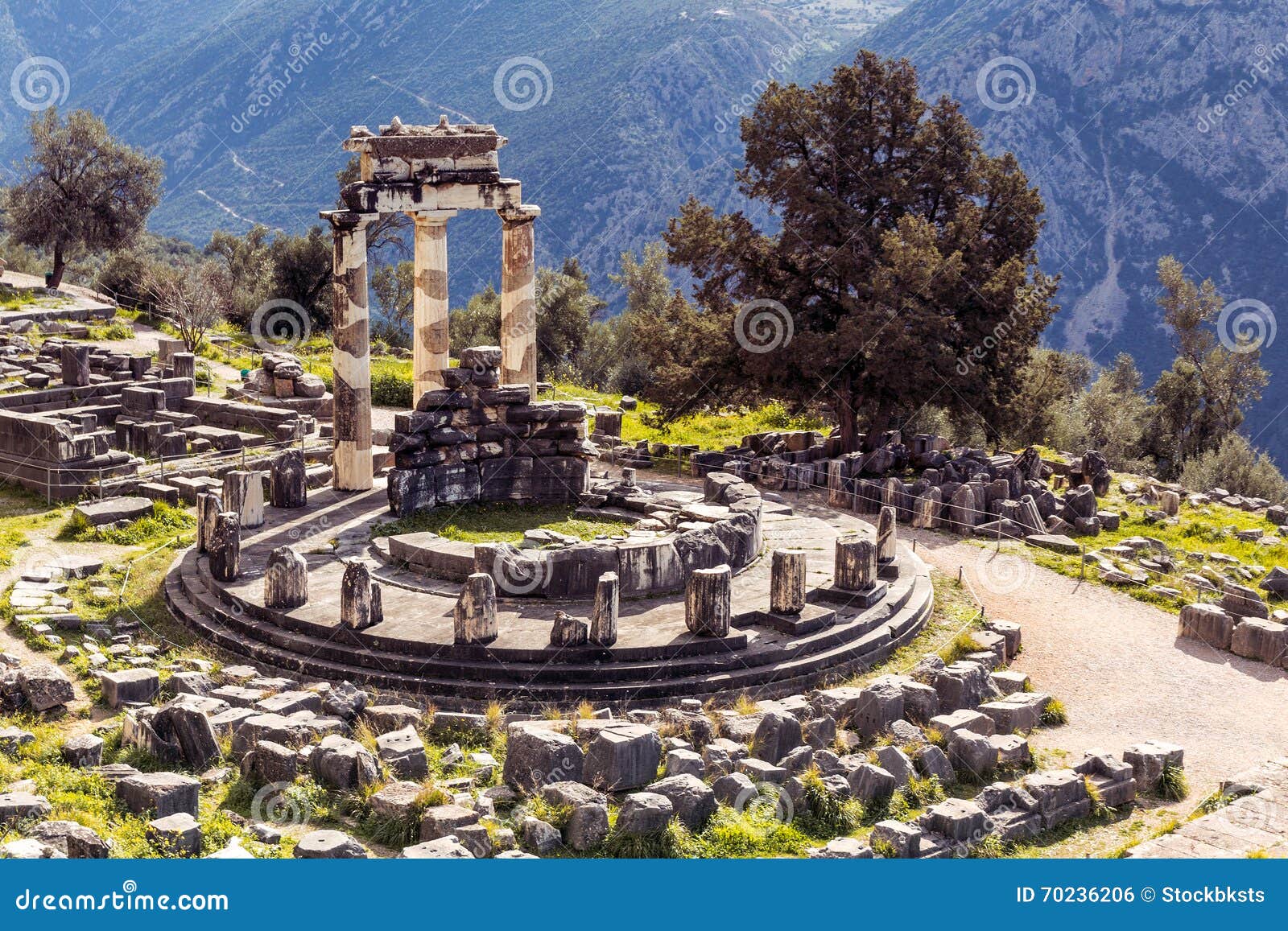 Delfoi Greece stock photo. Image of interest, greek, place - 70236206
