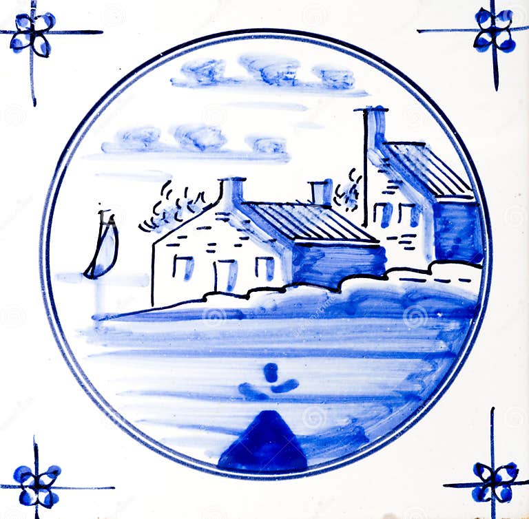 Delft Blue stock image. Image of original, paint, authentic - 13398645