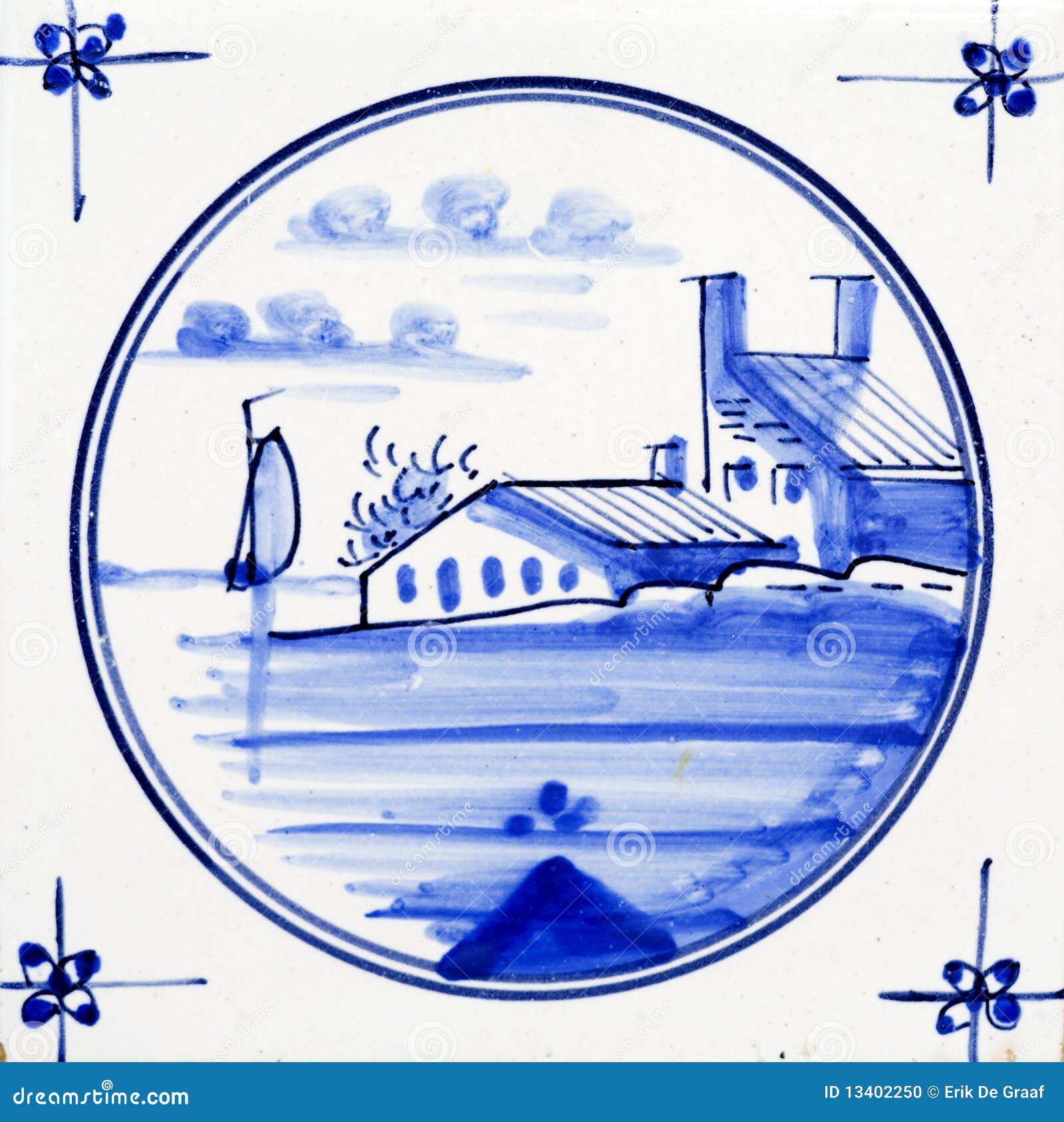 Delft Blue stock photo. Image of earthenware, glazed - 13402250