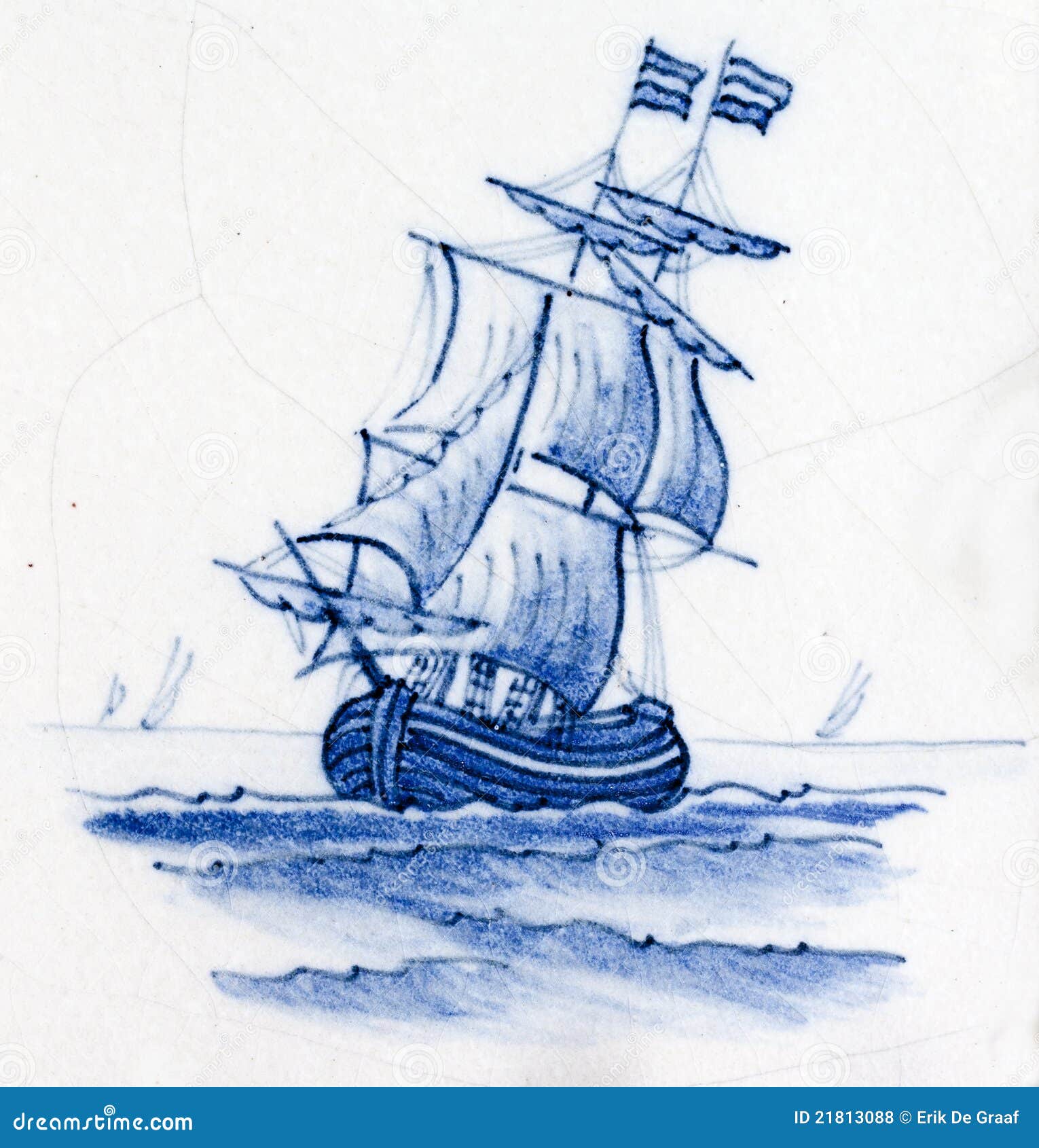 Delft Blue stock photo. Image of ceramic, dutch, hand - 21813088