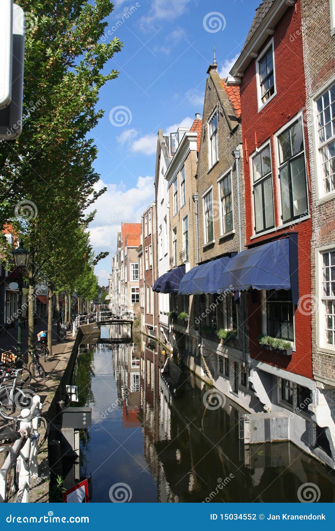 Delft Canal stock photo. Image of netherlands, canal - 15034552