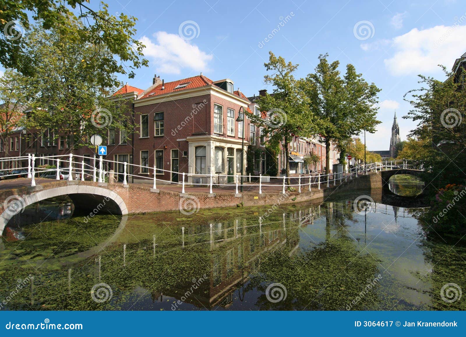 Delft Canal stock image. Image of scenic, dutch, water - 3064617